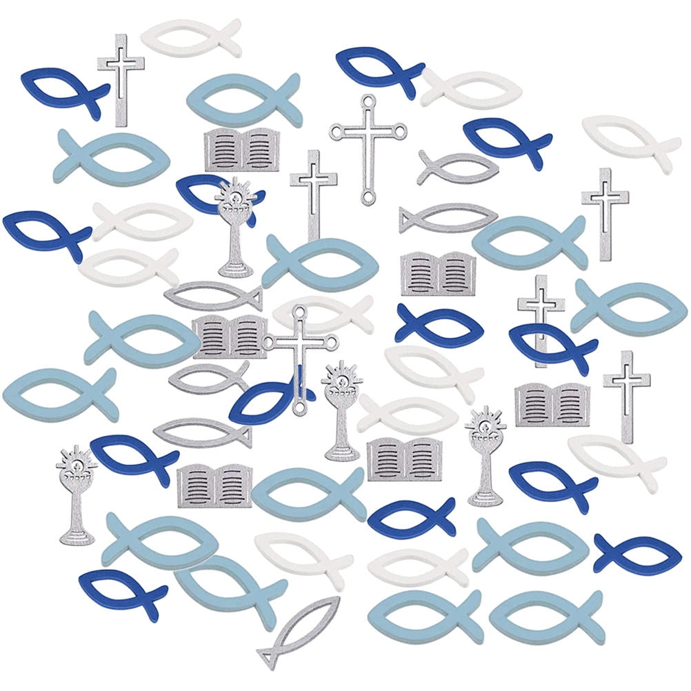 UNOMOR 240Pcs Wood Accessories with Cross Shape for Clothing Projects ...