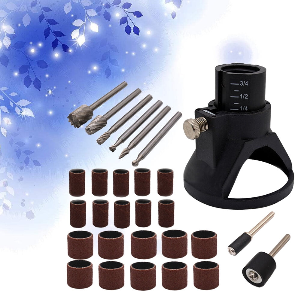 UNOMOR 29Pcs Rotary File Positioner for Electric Grinding and Engraving ...