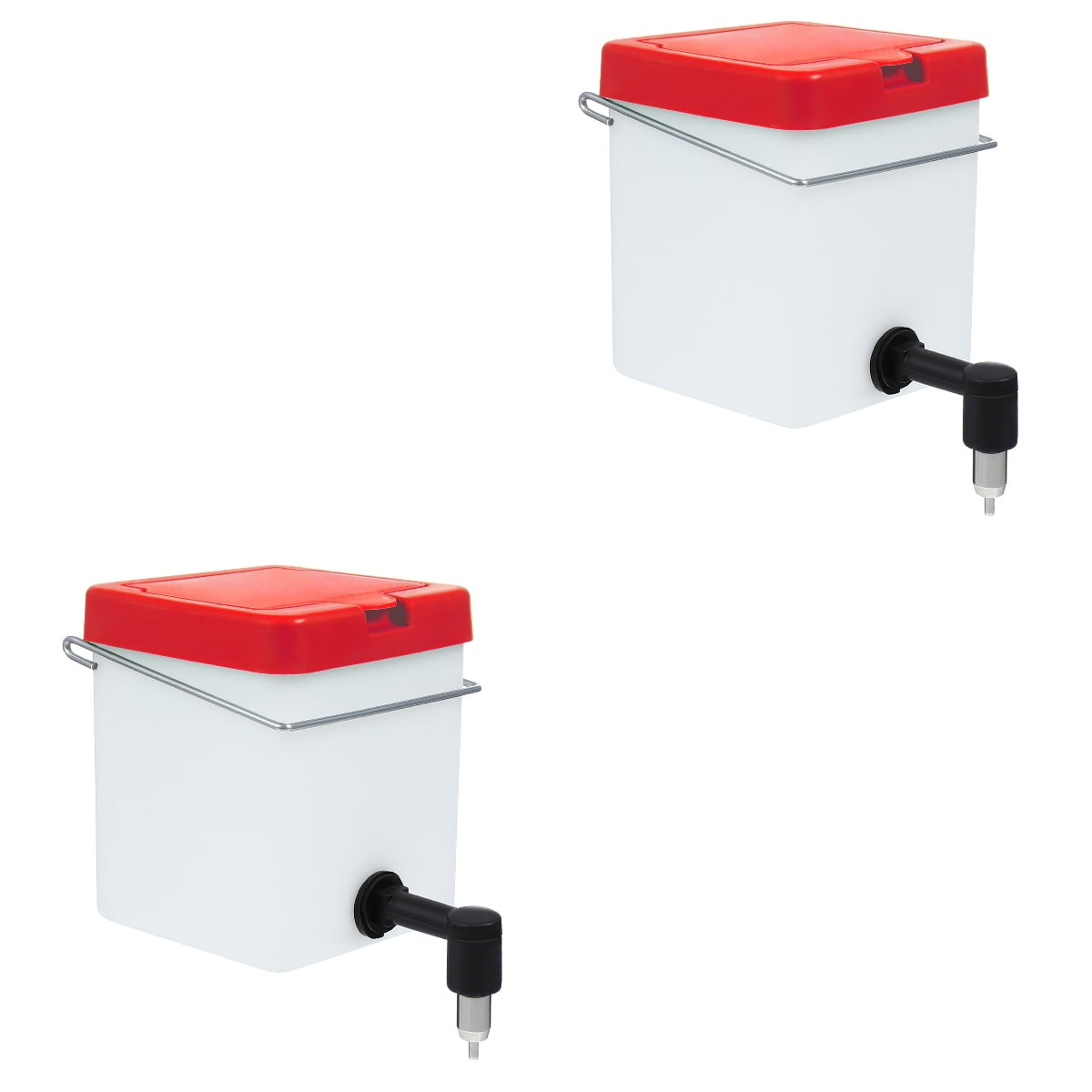 Soimiss 2pcs Bunny Water Fountain Bunny Drinking Device Cage Hanging ...