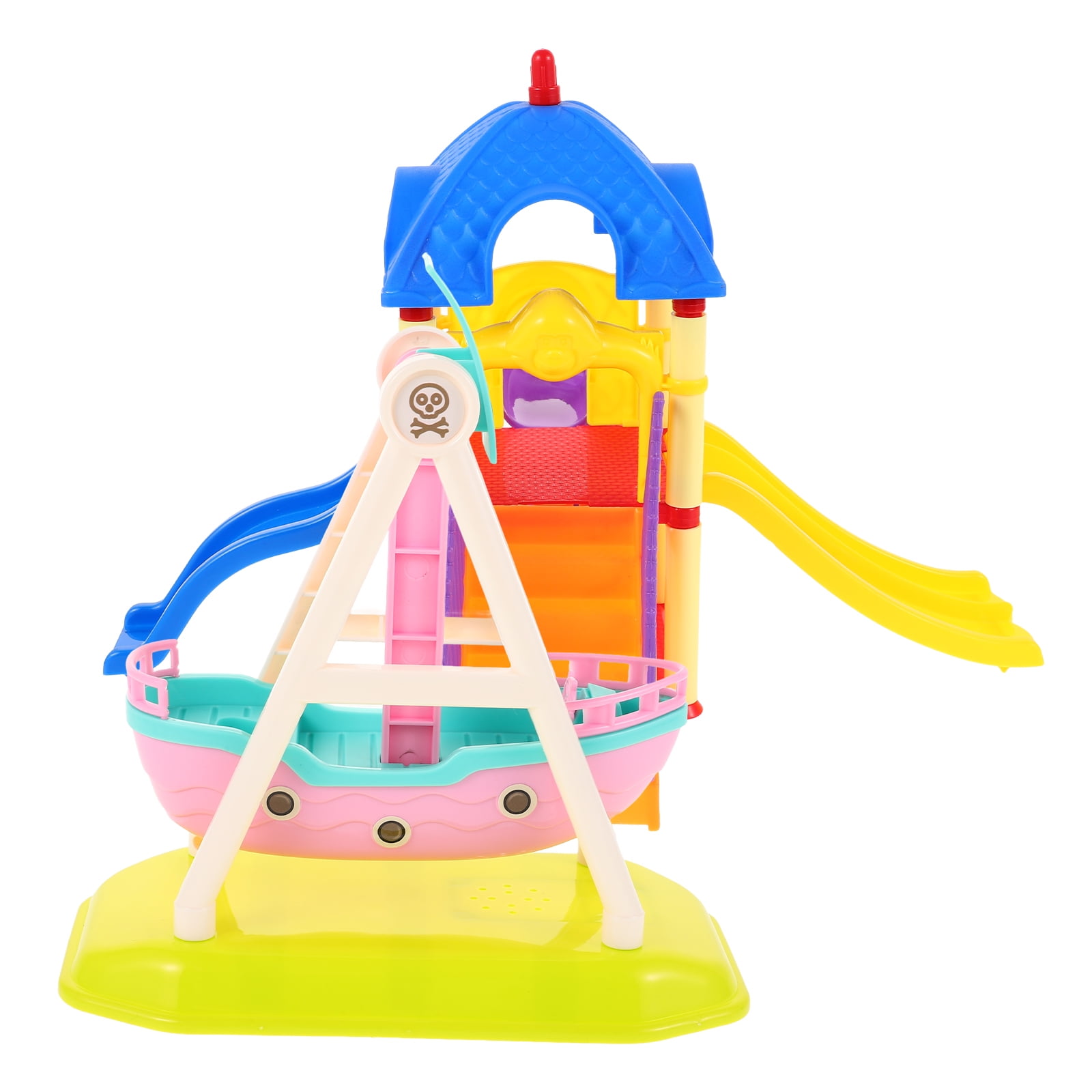 UNOMOR 2pcs Playground Toy Set Plastic Assorted Color Creative ...