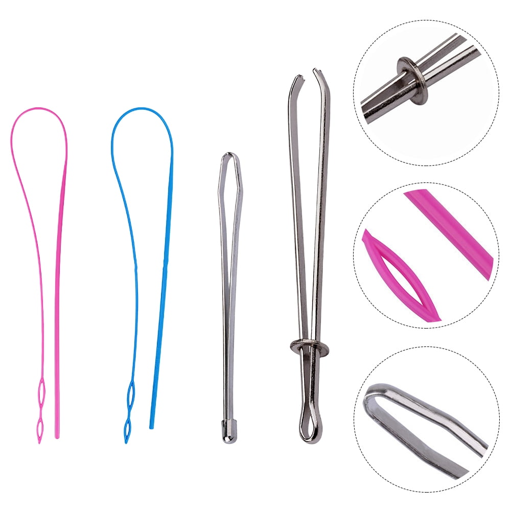 UNOMOR 4 Pcs Bead Threader for Jewelry Making in Assorted Color for DIY ...