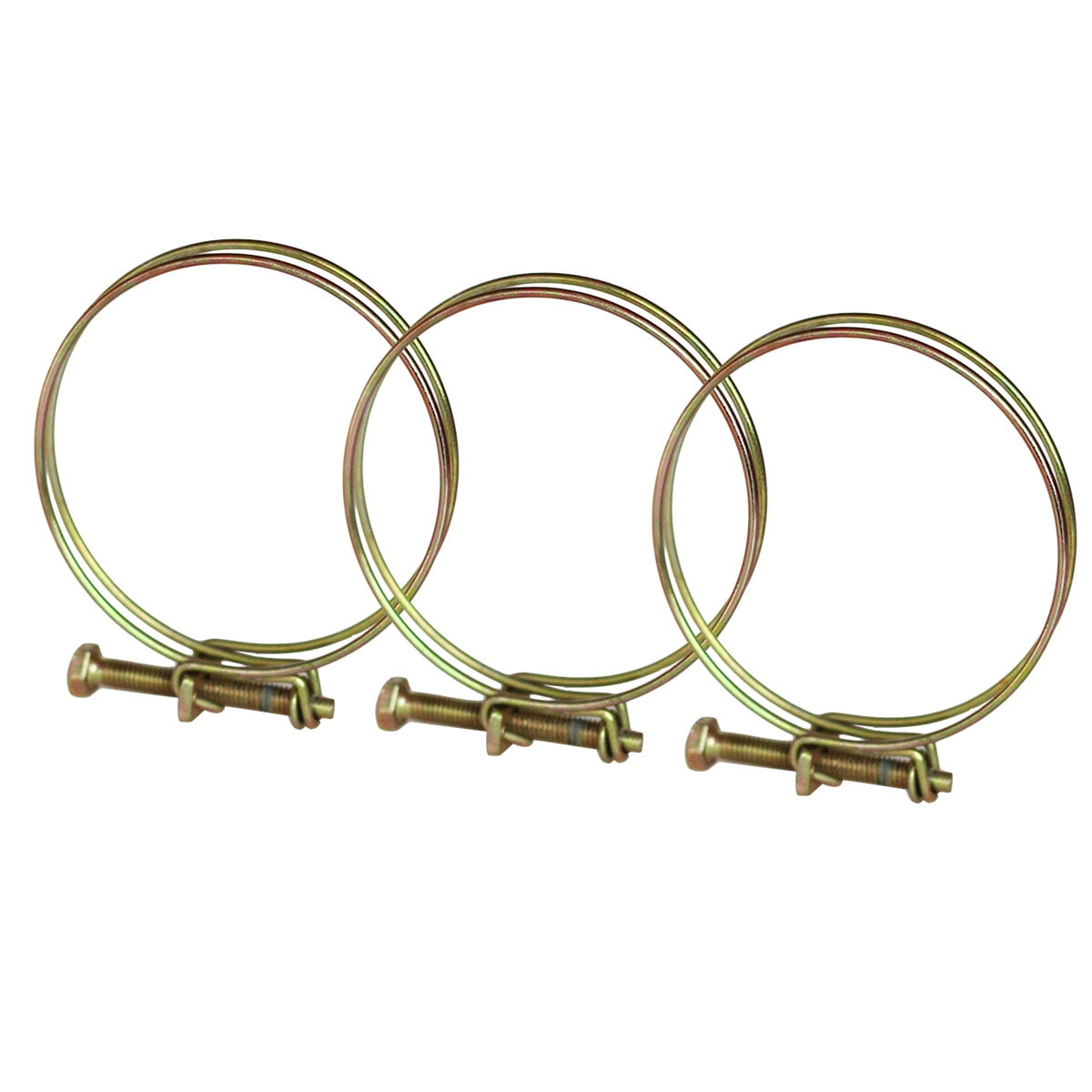 Soimiss 4 Set Hose Clamp Fastener Golden Adjustable Clamps for ...