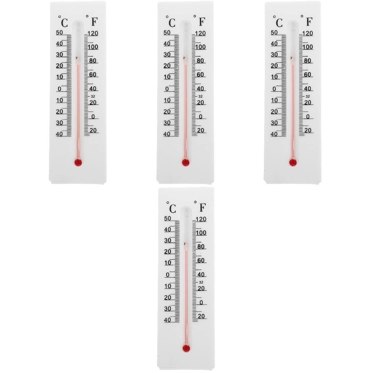 Soimiss 4pcs Thermometer Key Hider Outdoor Plastic Hide A Key ...