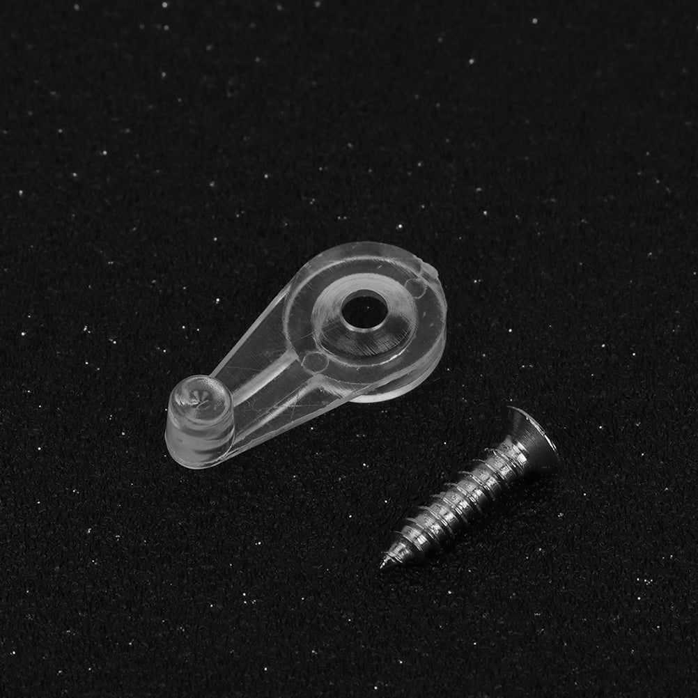 UNOMOR 50Pack Glass Retainer Clips Kit Transparent Glass Fixing Clamp ...