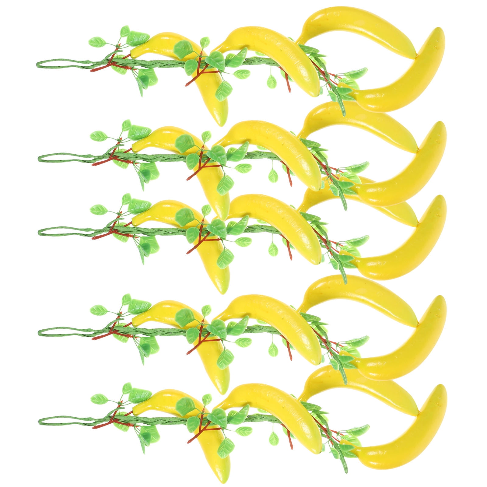 UNOMOR 5Pcs Hanging Fake Banana Strings in Multi Color for Photography ...
