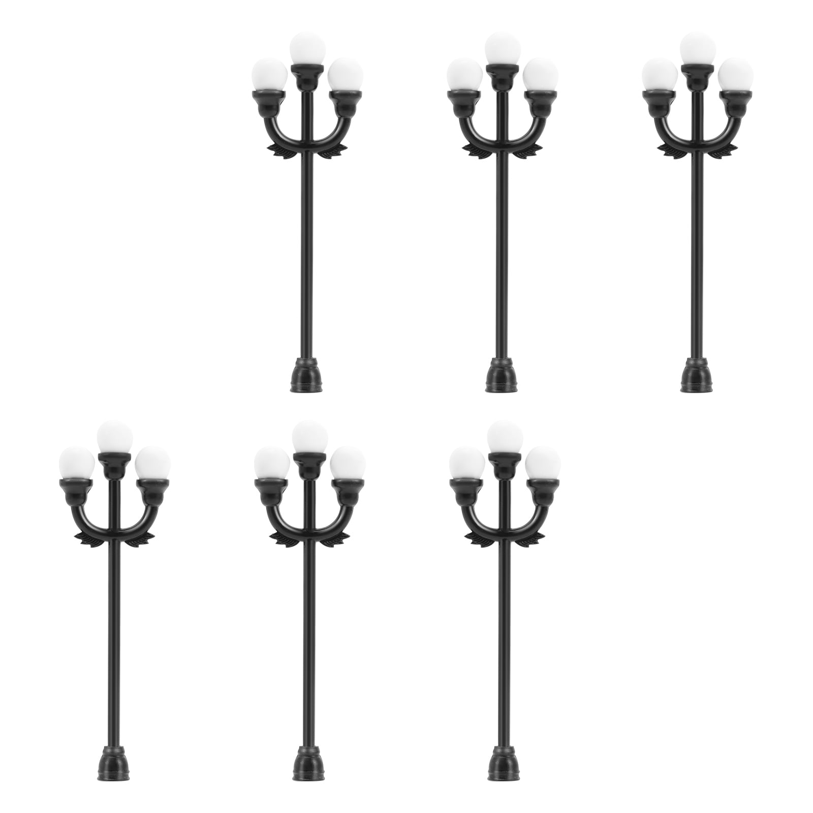 UNOMOR 6pcs Scale Models Realistic Decorative Lamps For House Scenes ...