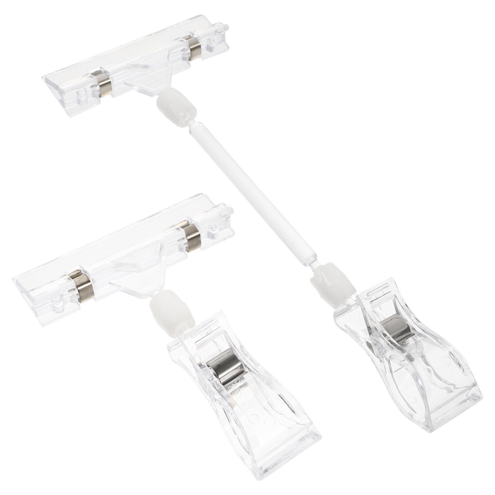 UNOMOR 6pcs Sign Clips for Retail Display PP Assorted Color for Market ...