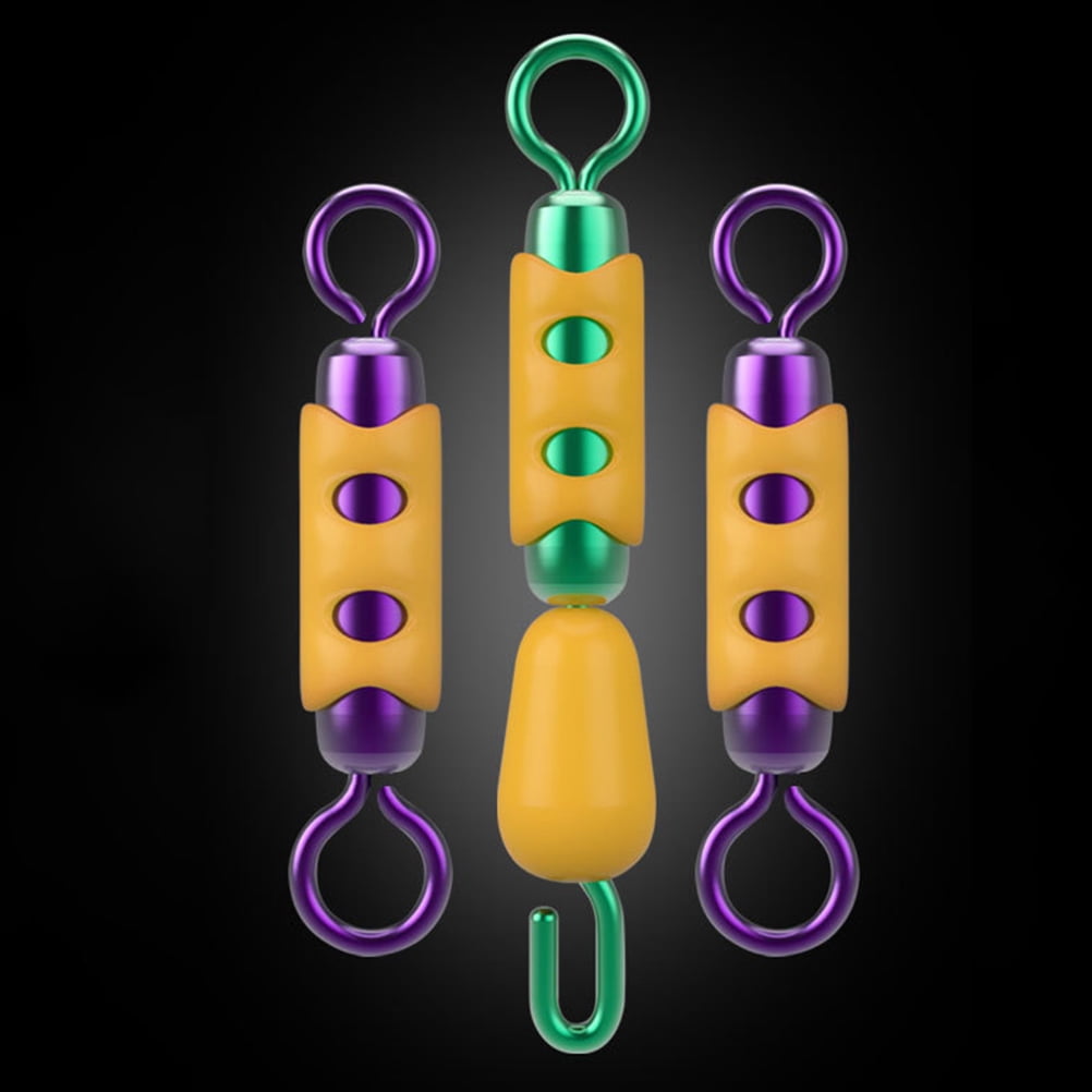 UNOMOR 8Pcs Fishing Snap Connector Sea Fishing Swivel Connectors Copper ...