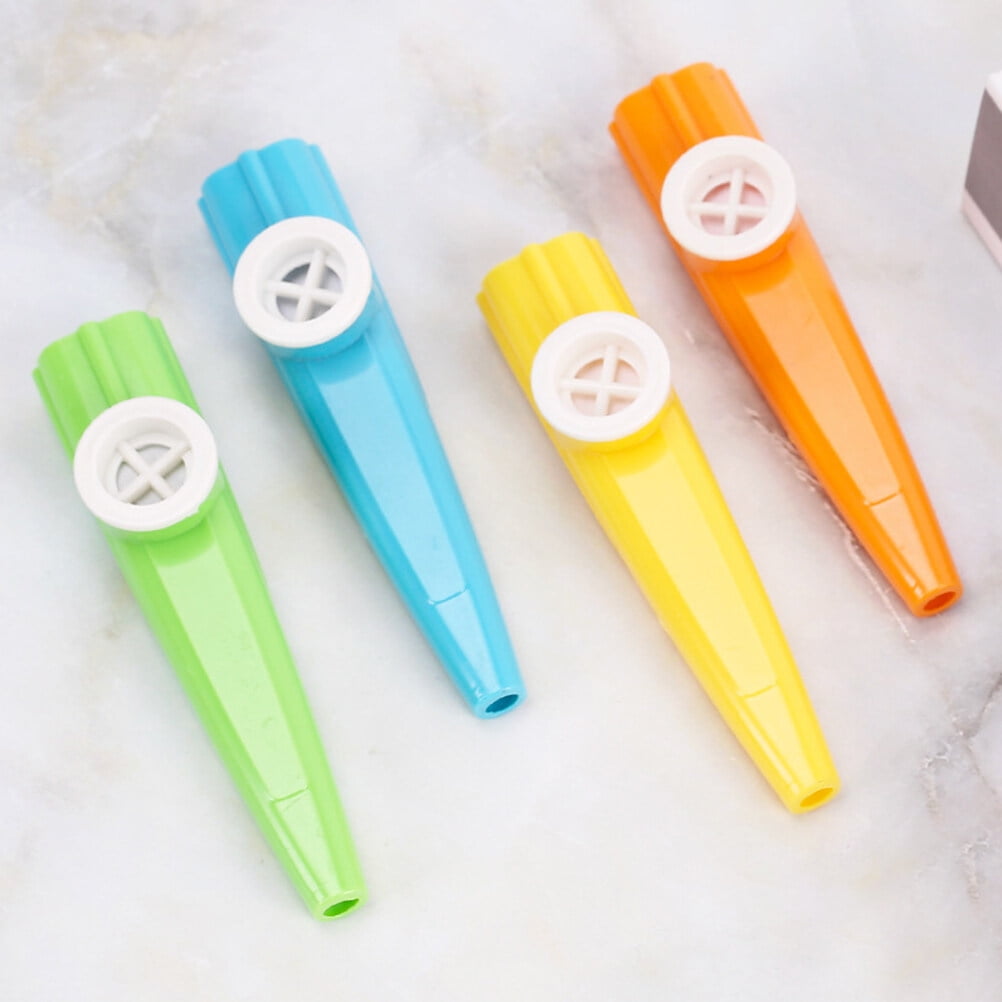 UNOMOR 8Pcs Plastic Kazoos Musical Instruments Assorted Color for ...
