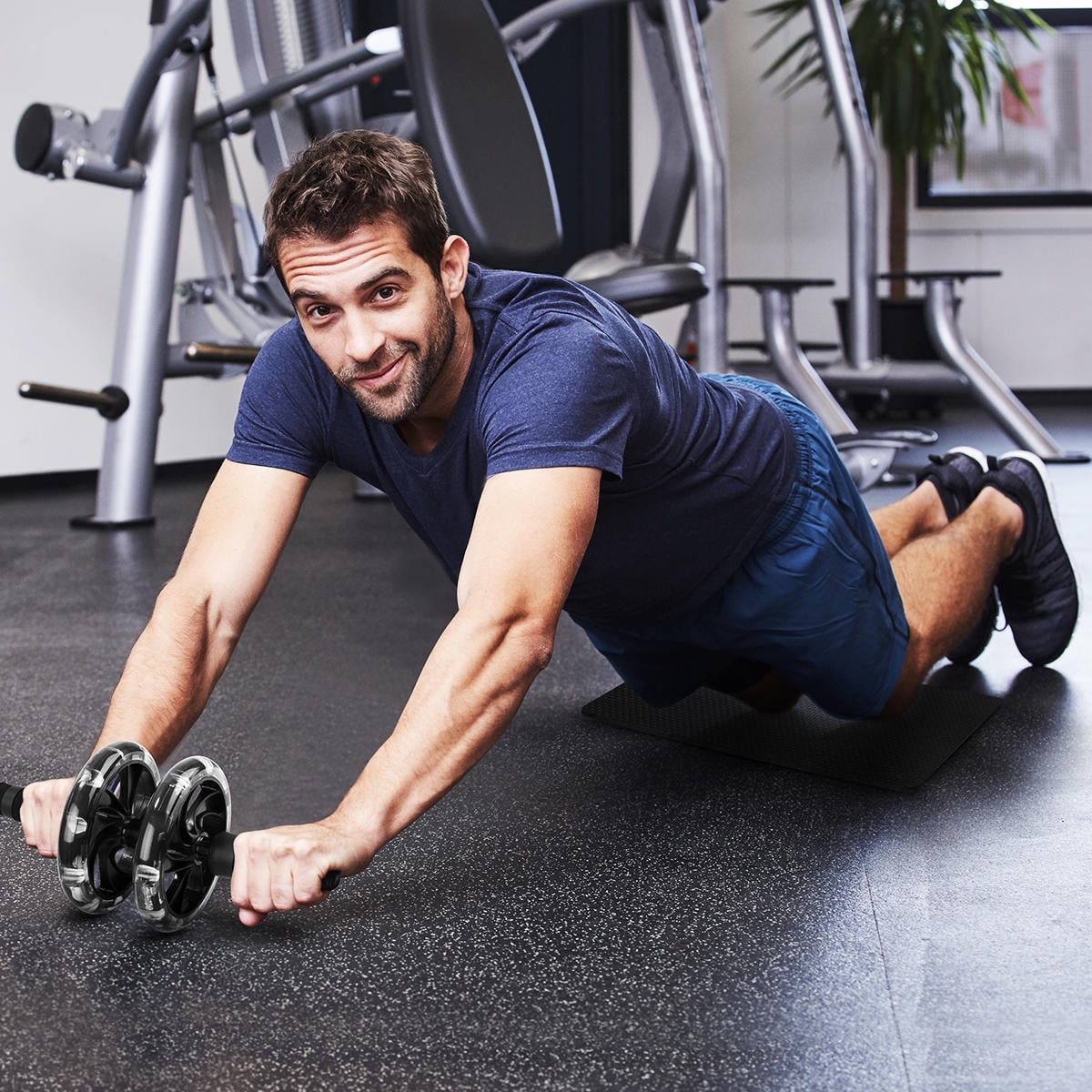 UNOMOR Abdominal Trainer Set AB Wheel Roller Cardio Exercise Park ...