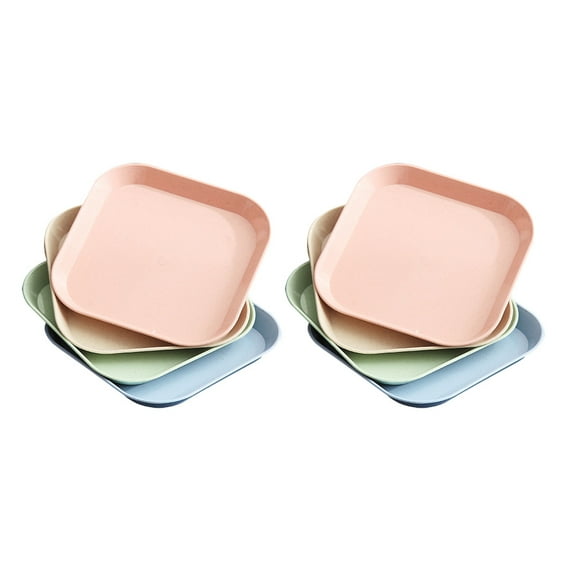 UNOMOR Assorted Color PP Fruit Plates for Home Use with Material and ...