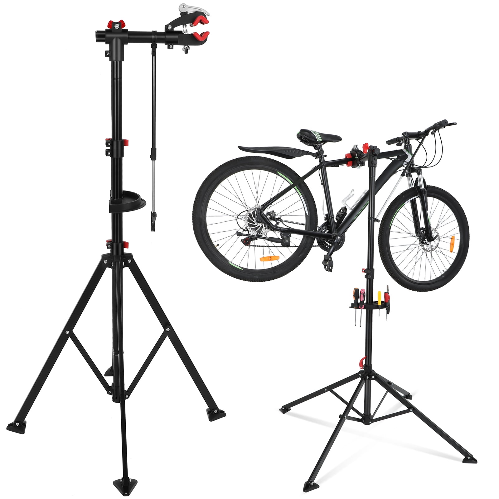 Soimiss Bike Repair Clamp, Adjustable Height Bicycle Repairing Stand ...