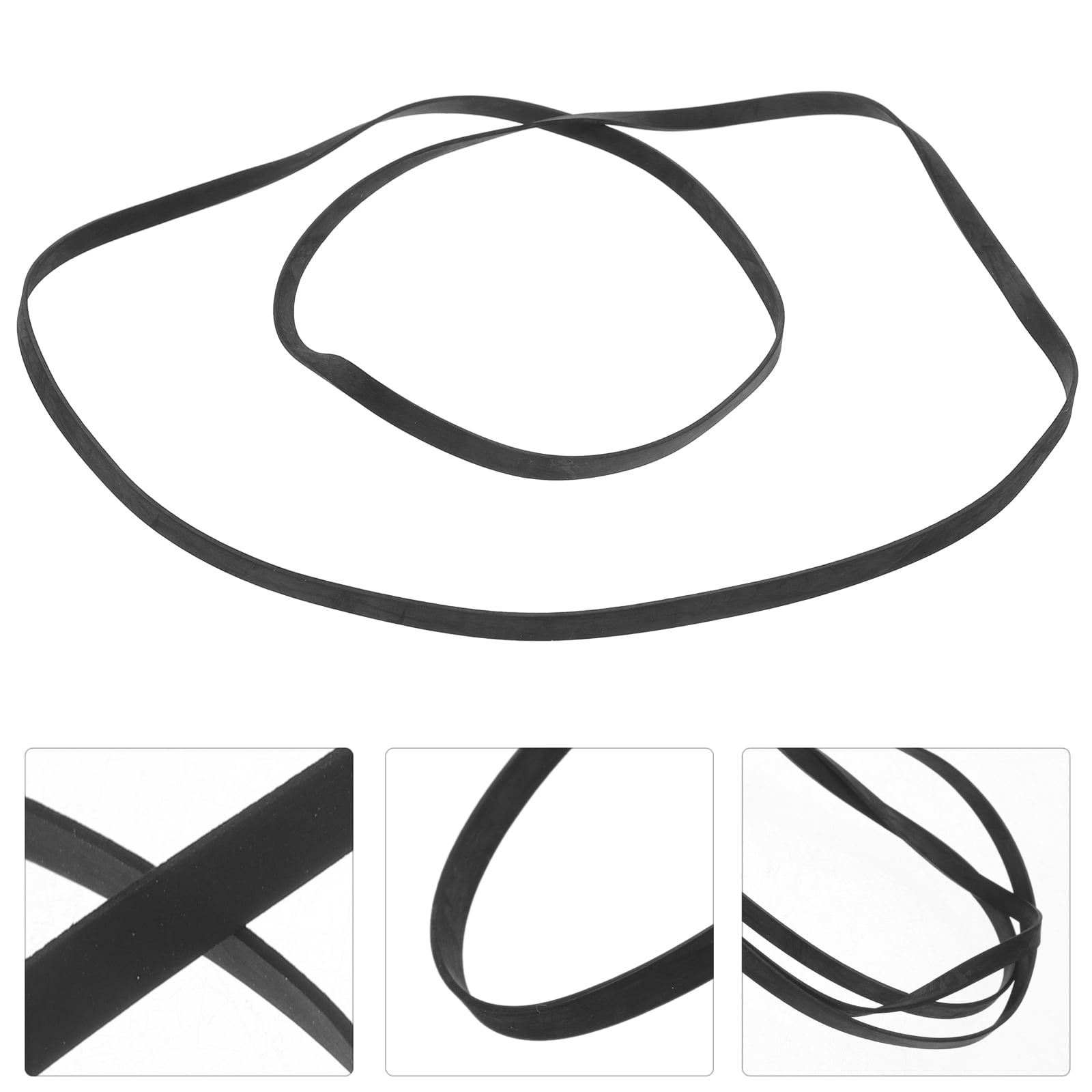 UNOMOR Cassette Deck Belts Recorder Rubber Belt Black Motor And Tape ...