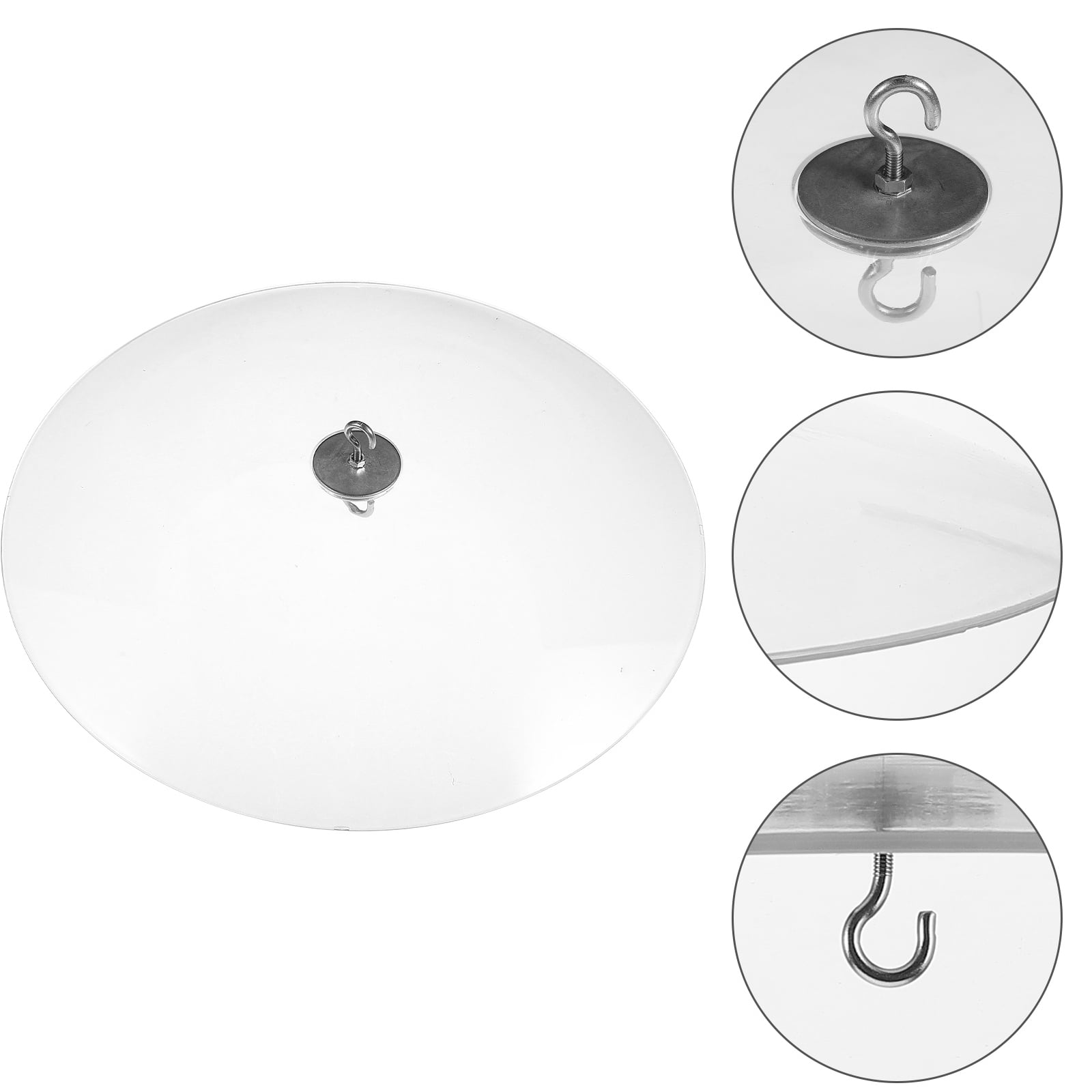 Soimiss Bird Feeder Squirrel Baffle Transparent Plastic Hanging ...