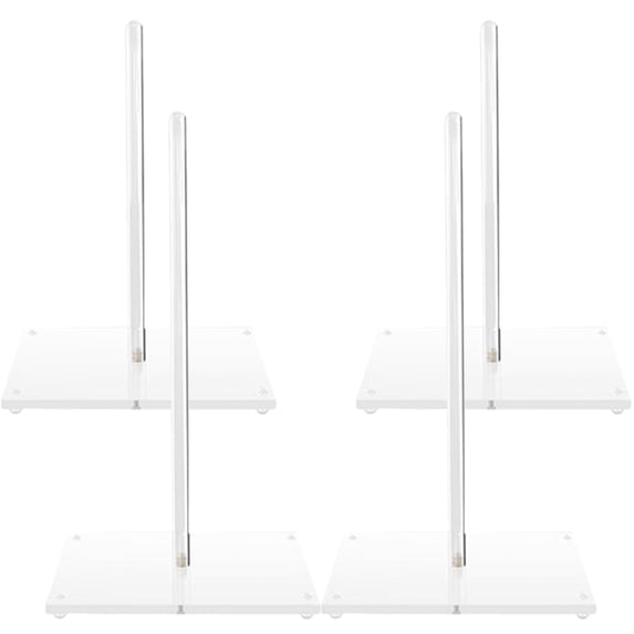 UNOMOR Donut Bagels Clear Stand Tower 4Pcs Acrylic Doughnuts Stands ...