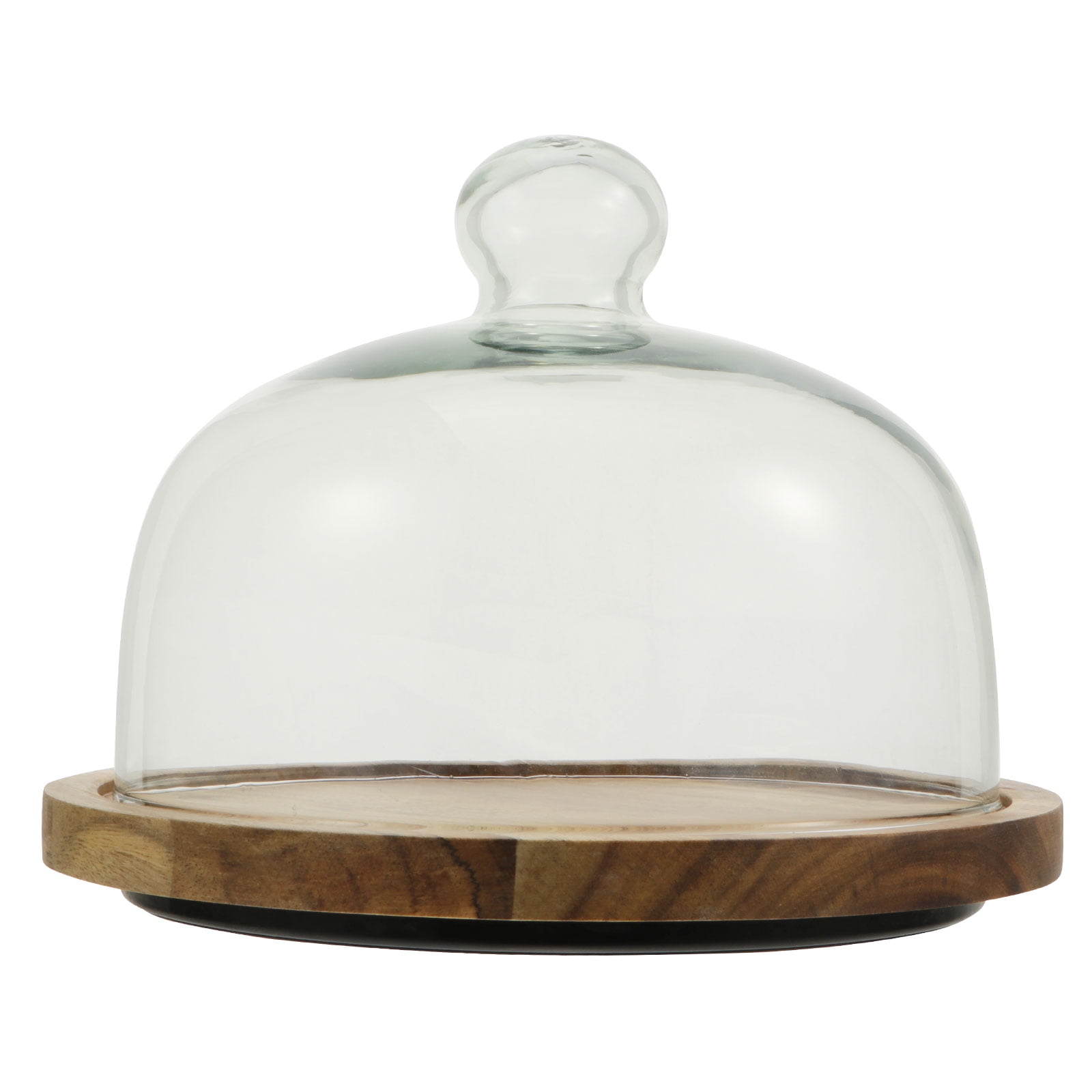 UNOMOR Glass Cake Cover Dome Displaying Cake and Dessert 1Set - Walmart.com