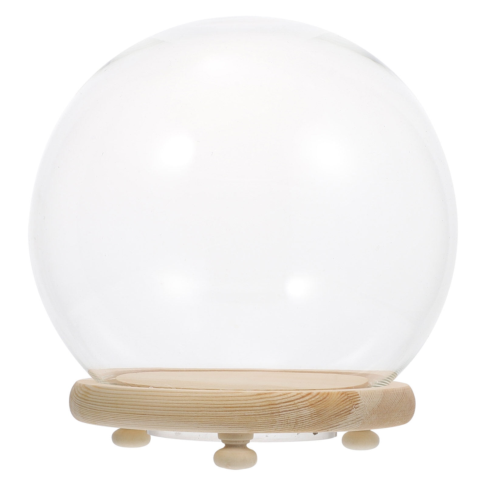UNOMOR Glass Dome Small Display Glowing Handicraft Style 1 Set for ...
