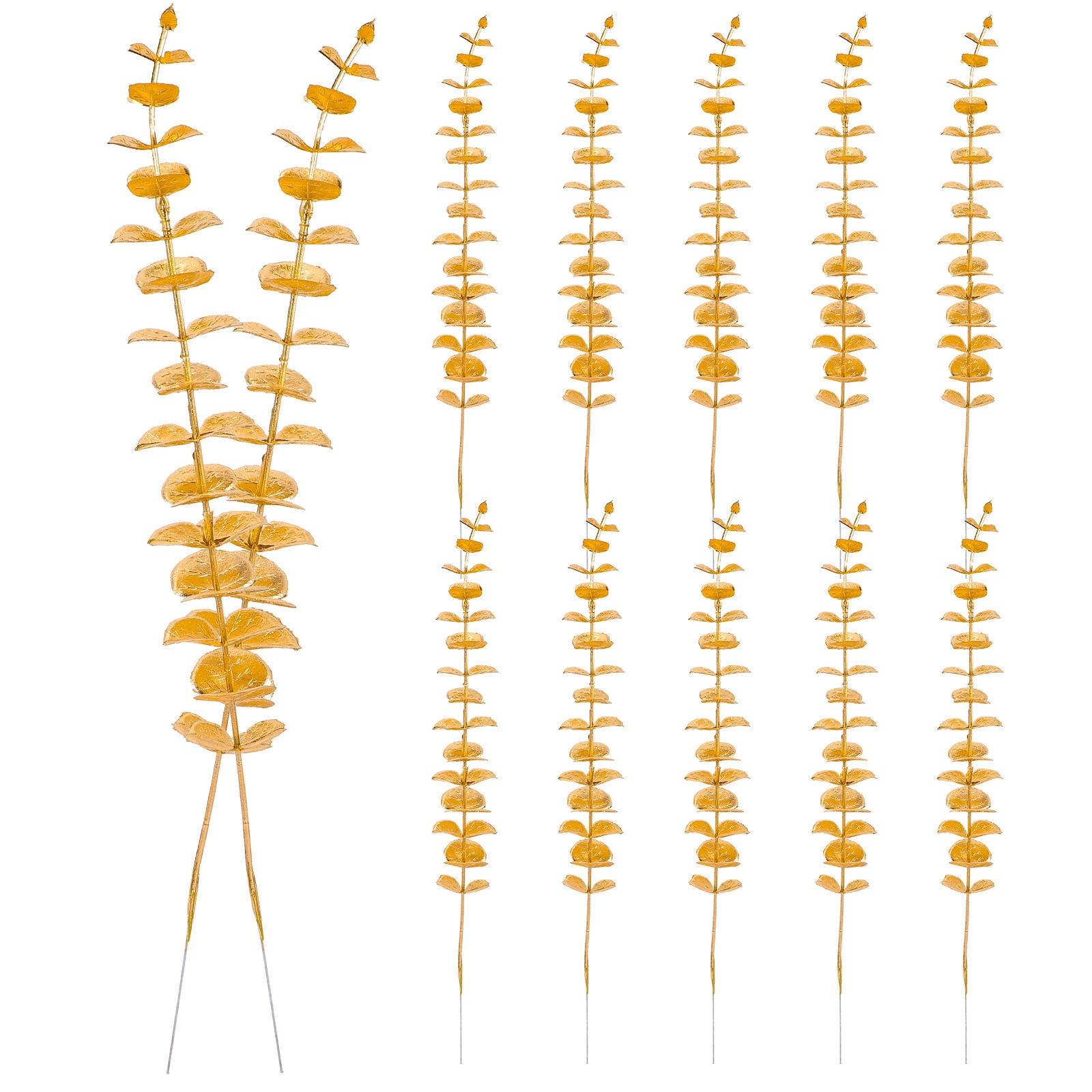 UNOMOR Golden Cake Picks for Home Decor Beautifully Designed Cupcake ...