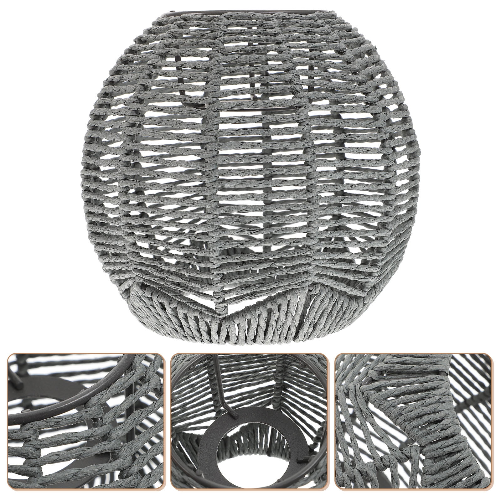 UNOMOR Grey Lamp Shade Ceiling Light Shades Iron Design 1Set - Walmart.com