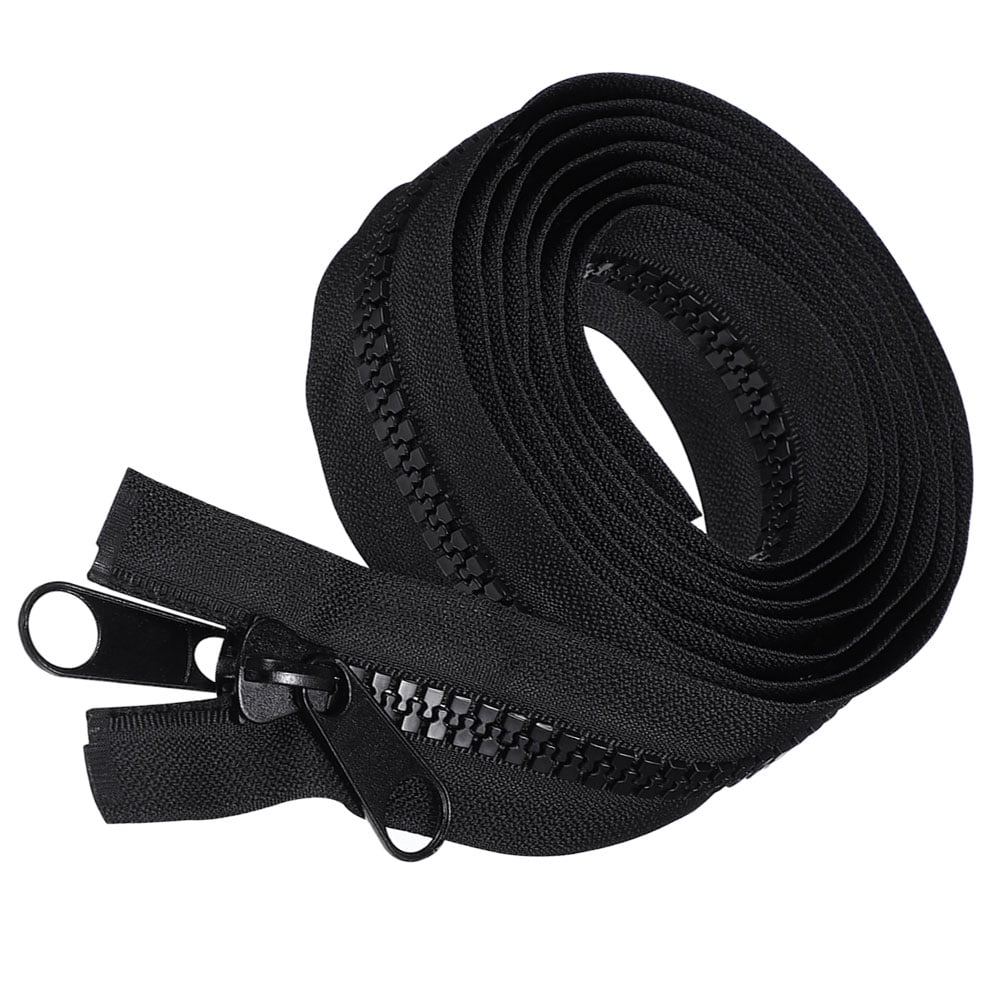 UNOMOR Heavy Duty Zipper Tent Zipper Black Resin 1Set Extended Length ...