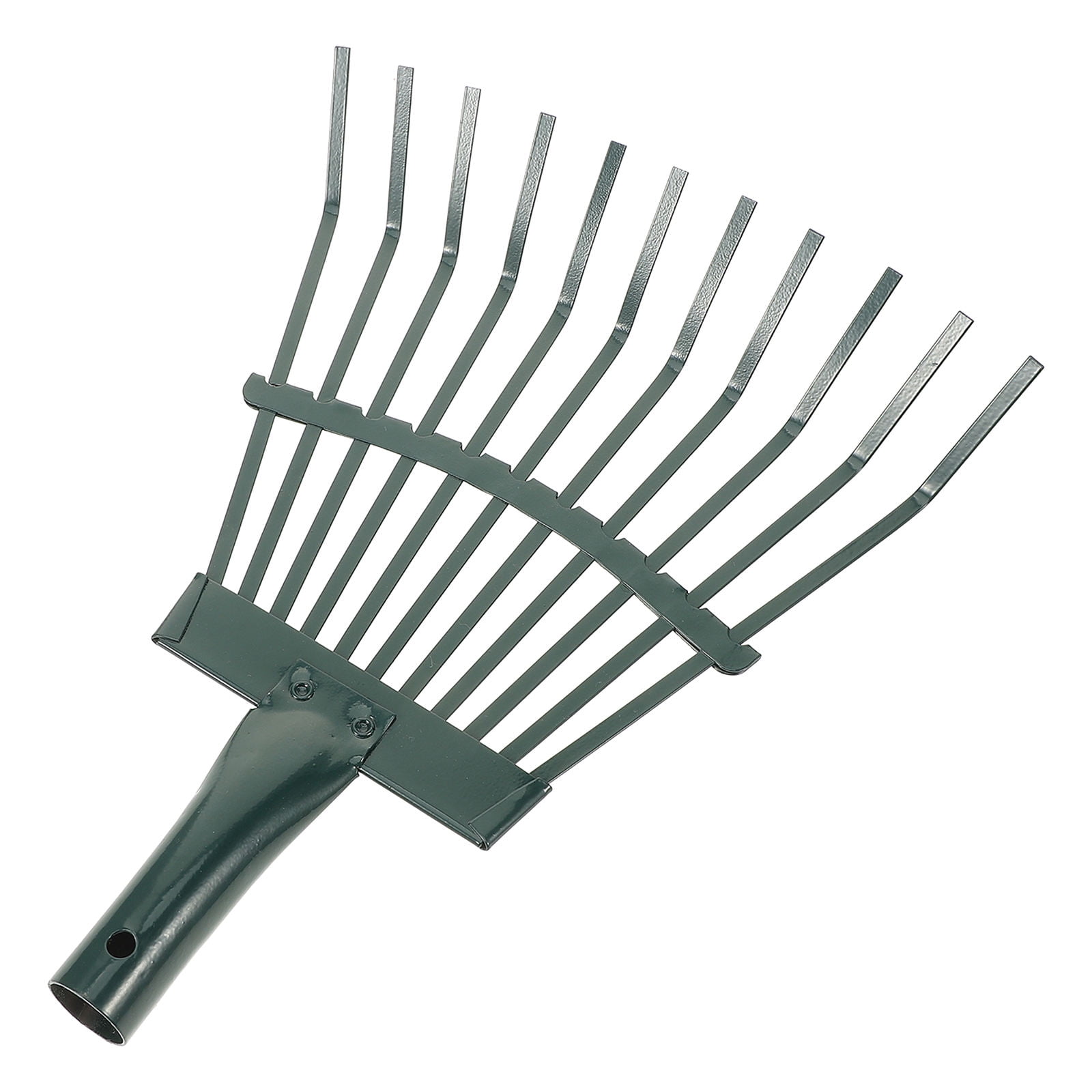 UNOMOR Leaf Rake Steel Grass Rake Garden Rakes Head Replacement Yard ...