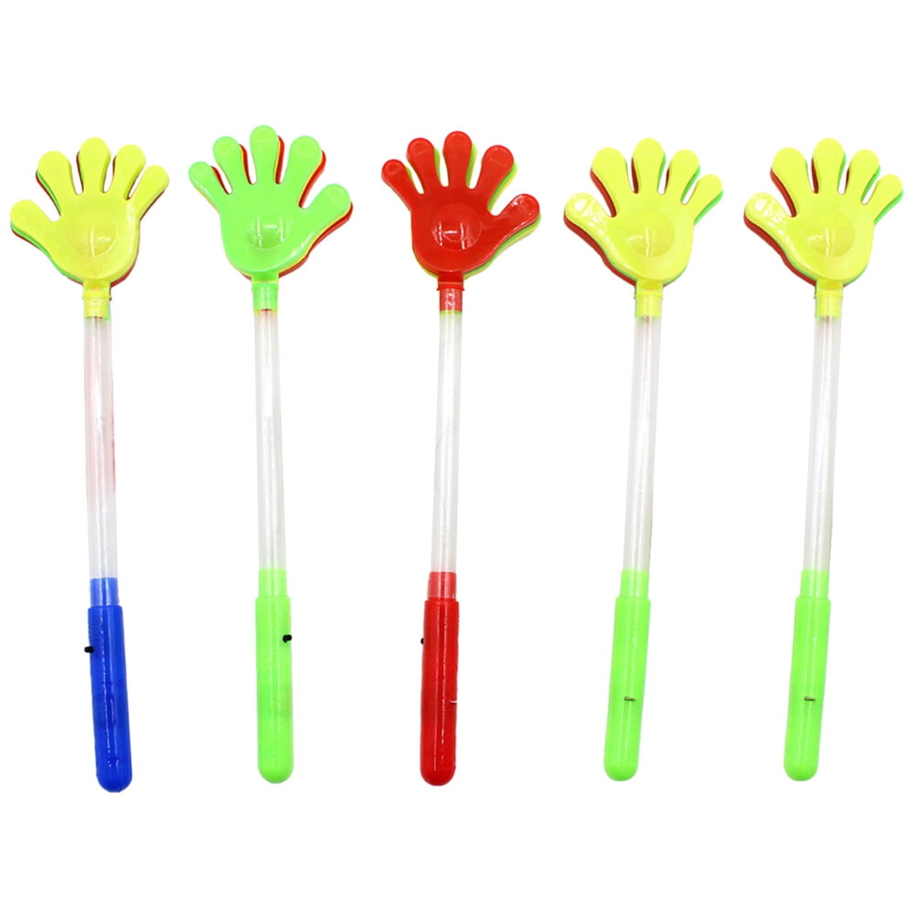 UNOMOR Luminous Hand Clappers for Party Use Assorted Color Plastic Toys ...