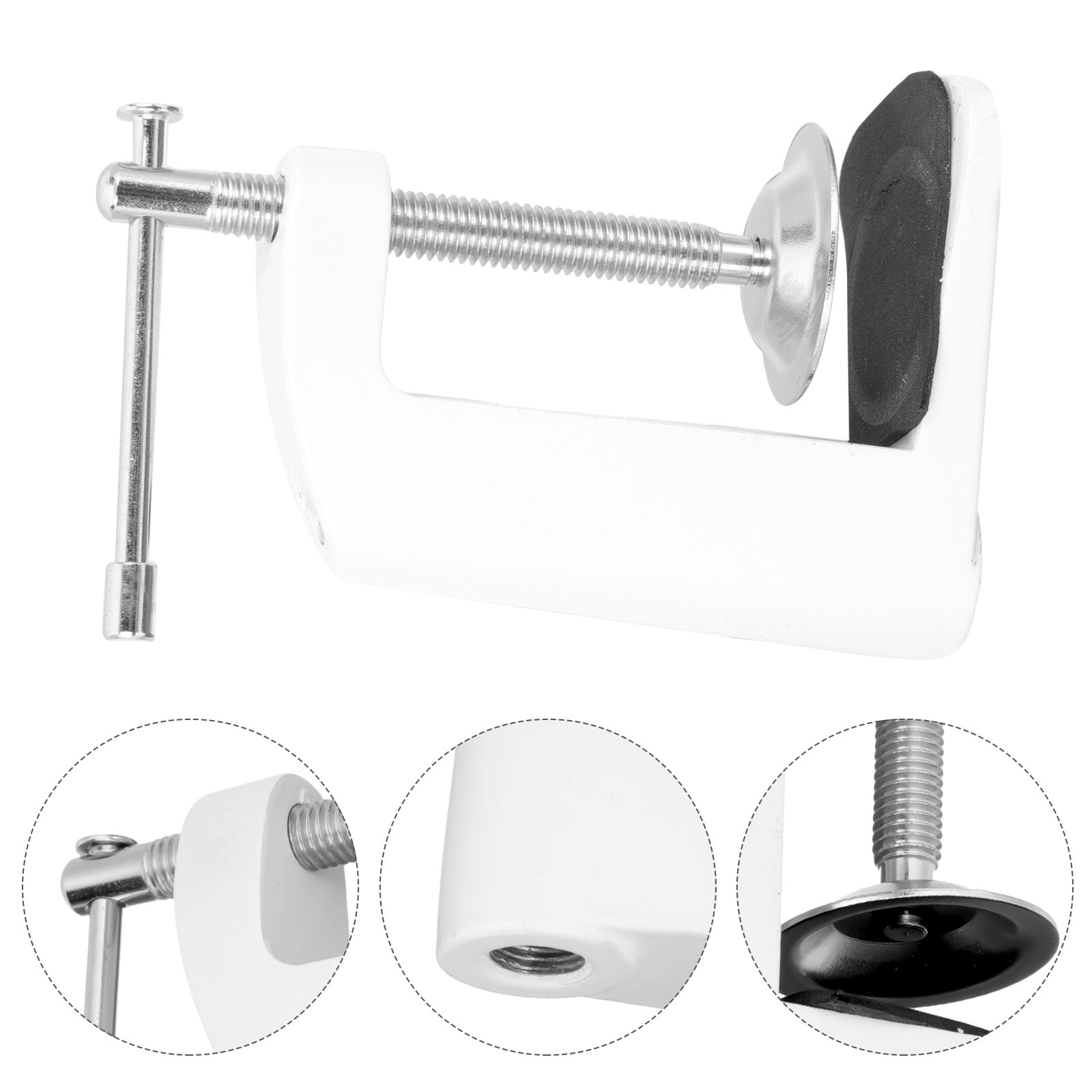 UNOMOR Panel Clamps Metal Universal Desk C Clamp Iron 1Set For ...