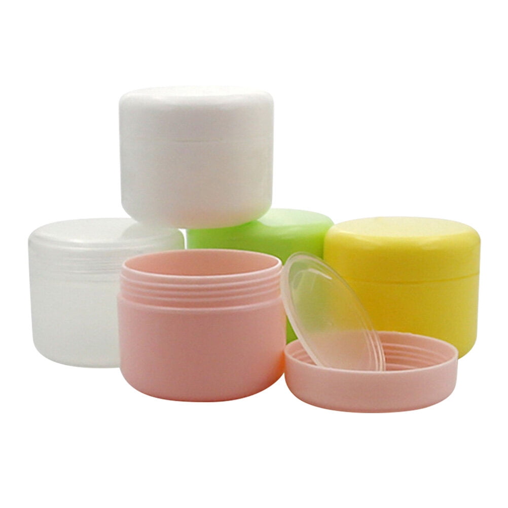 UNOMOR Portable Plastic Cosmetic Containers with Sealed Lids for ...