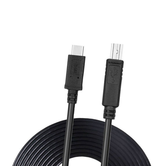Soimiss High Speed Type-C Printer Cable Black PVC Material Compatible ...