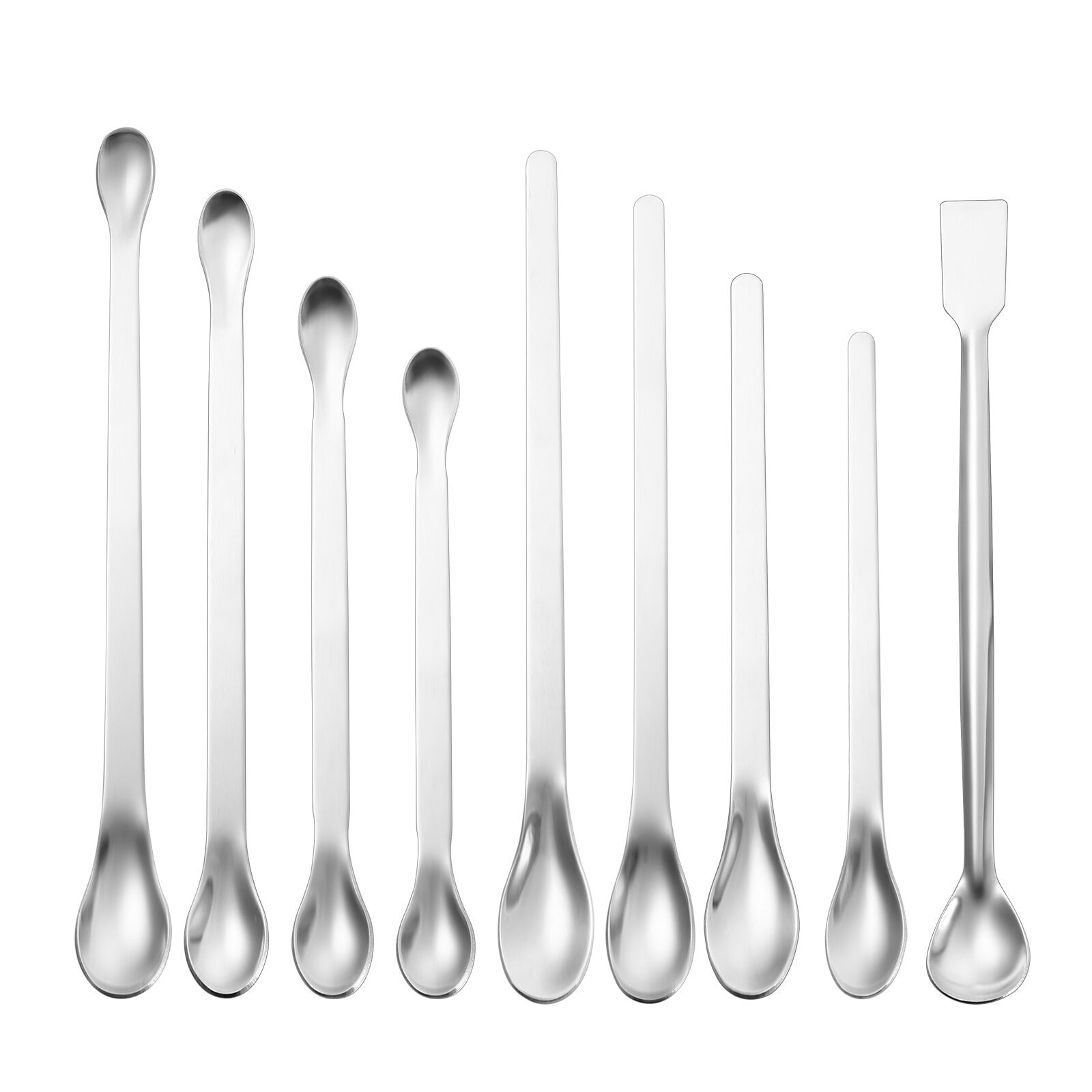 UNOMOR Science Lab Equipment Stainless Steel Lab Spoons Scoop Trace ...