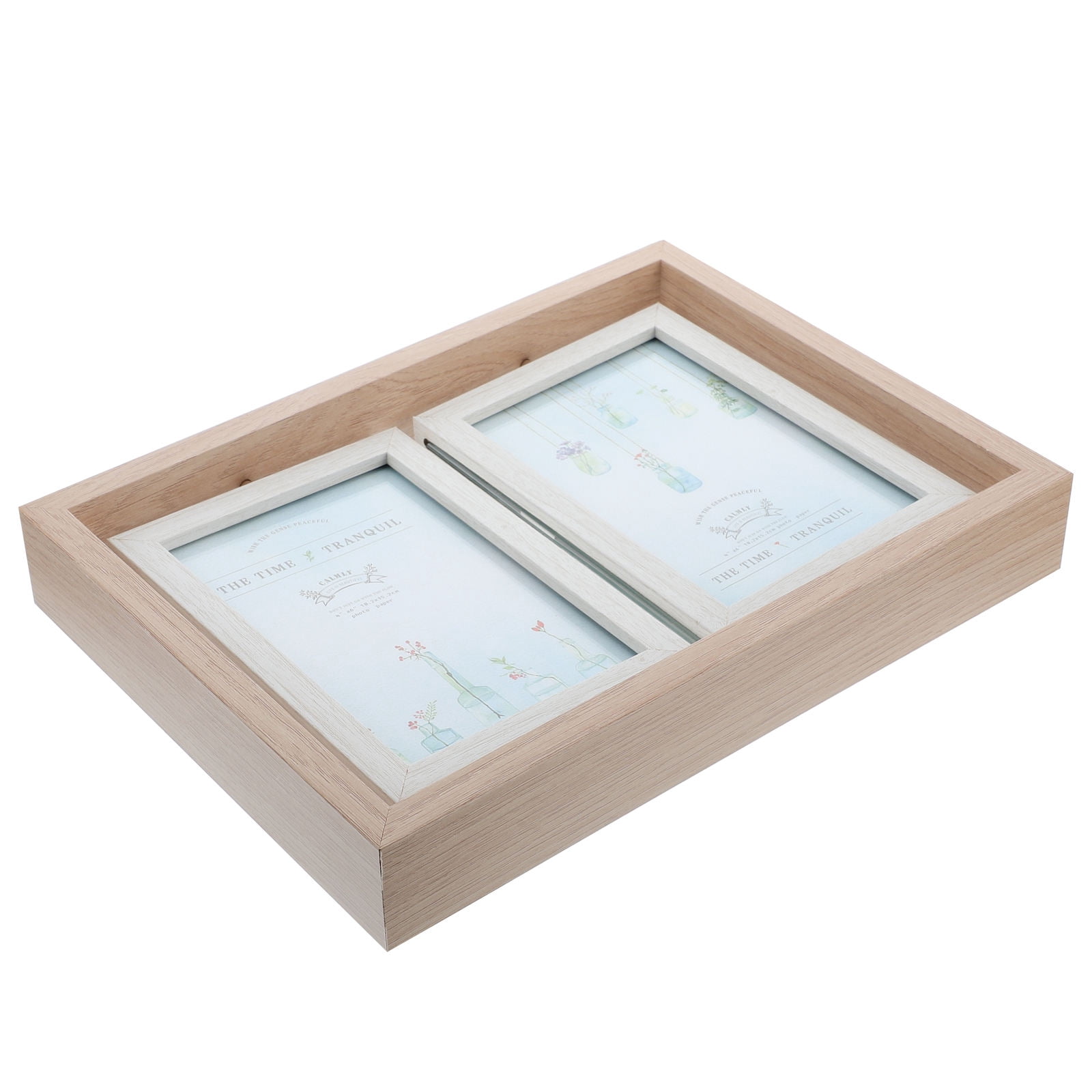 UNOMOR Self Stand Photo Frame Rotating Picture Holder 1Pack - Walmart.com