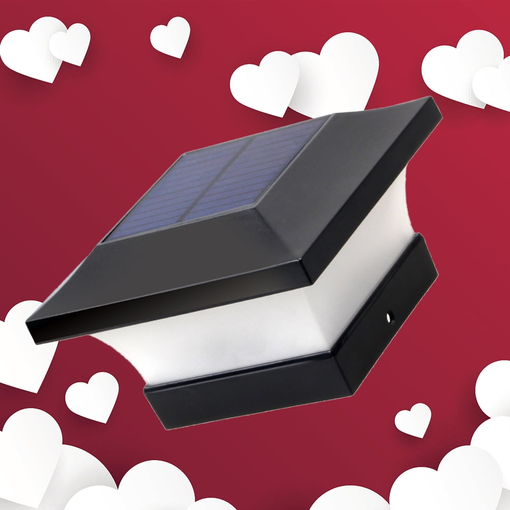 UNOMOR Solar Pillar Lights Outdoor Solar Energy Pillar Lamp Multi 1Set ...