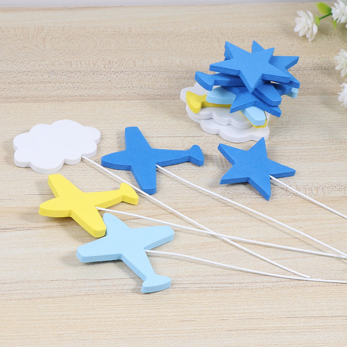UNOMOR Stylish Cake Topper with Metal Wire Design for Decoration ...