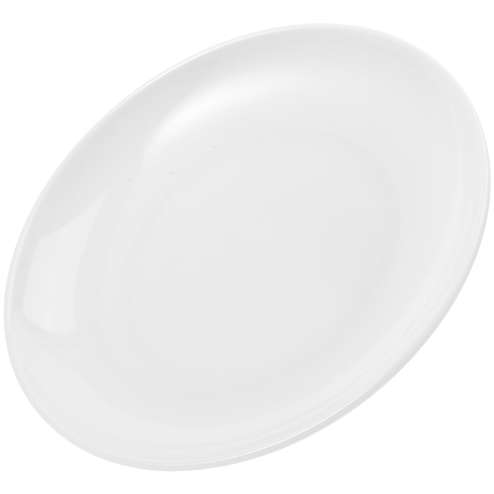 UNOMOR Wedding Plastic Plates White Dinner Plates Plastic Shatterproof ...