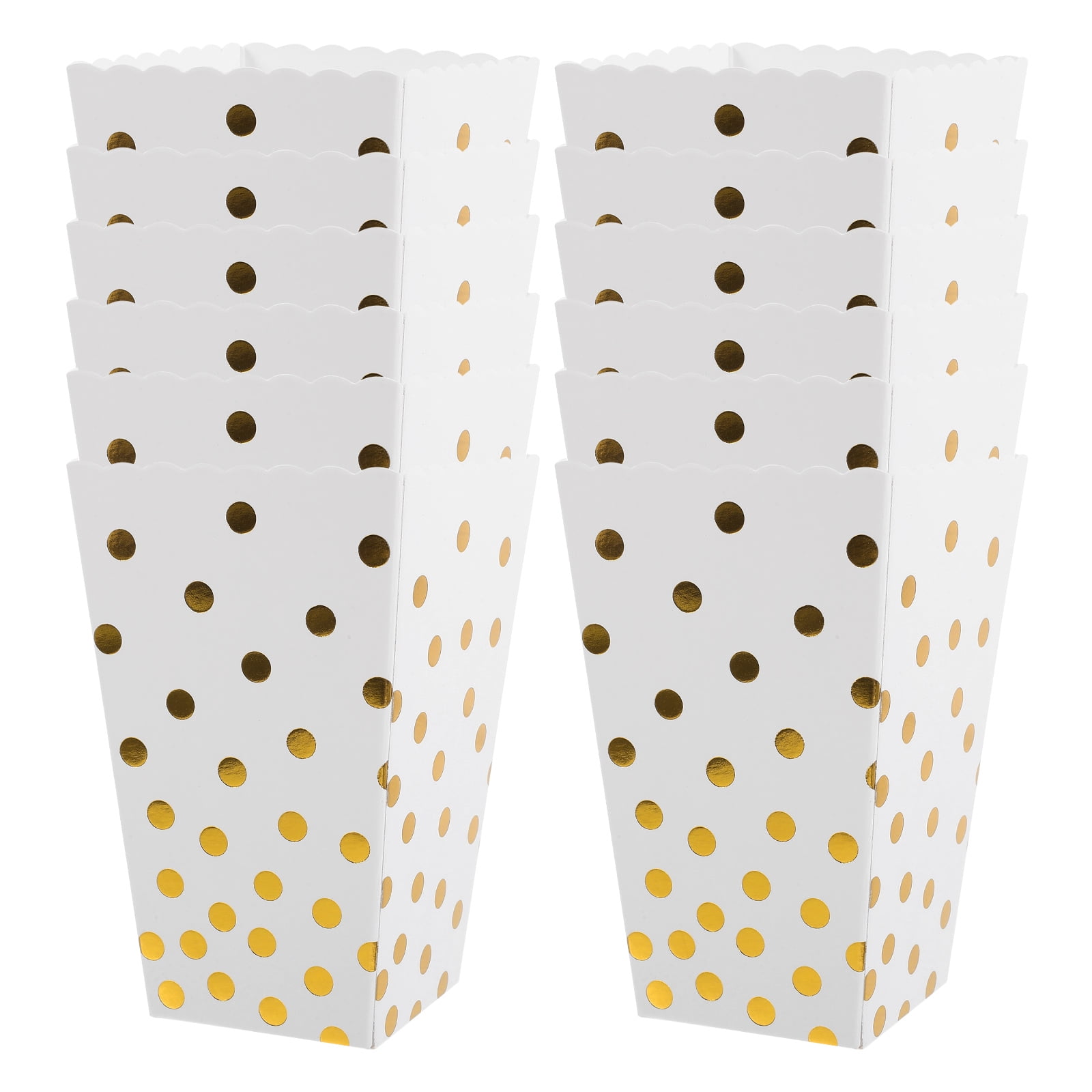 UNOMOR White Paper Popcorn Boxes for Storage Suitable for Parties and ...