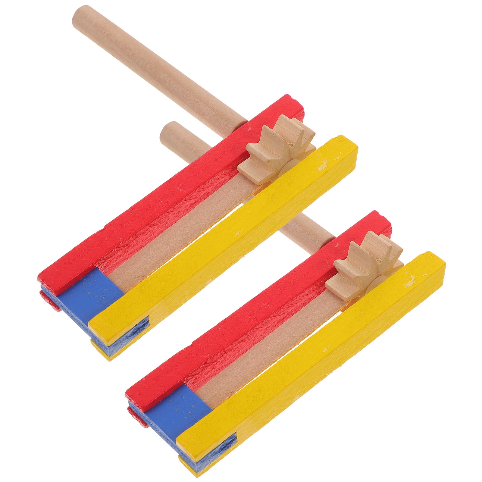 UNOMOR Wood Musical Instruments Wooden Castanet Clapper Multi Self ...