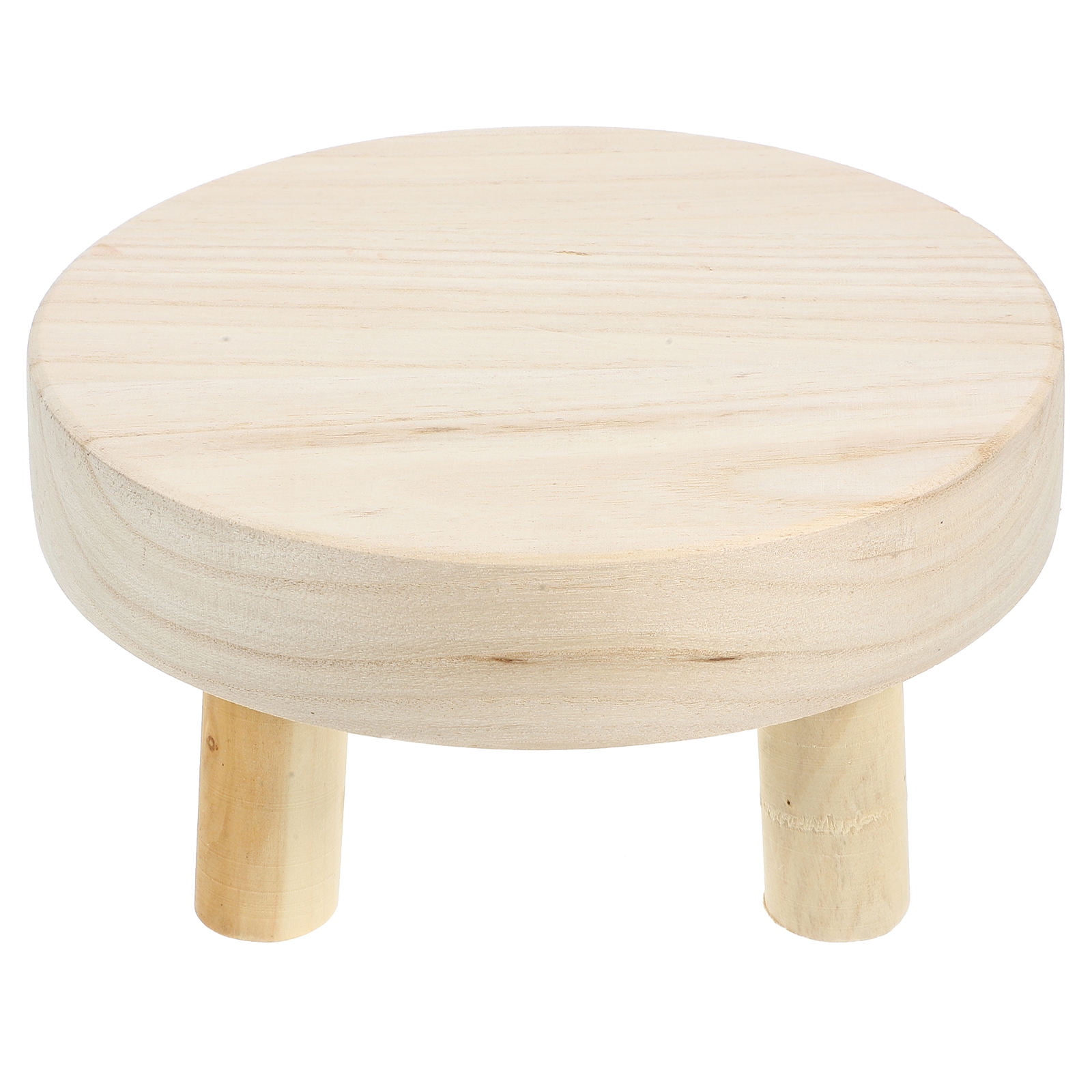 UNOMOR Wood Plant Riser Mini Wooden Display Stand For Potted Plants For ...
