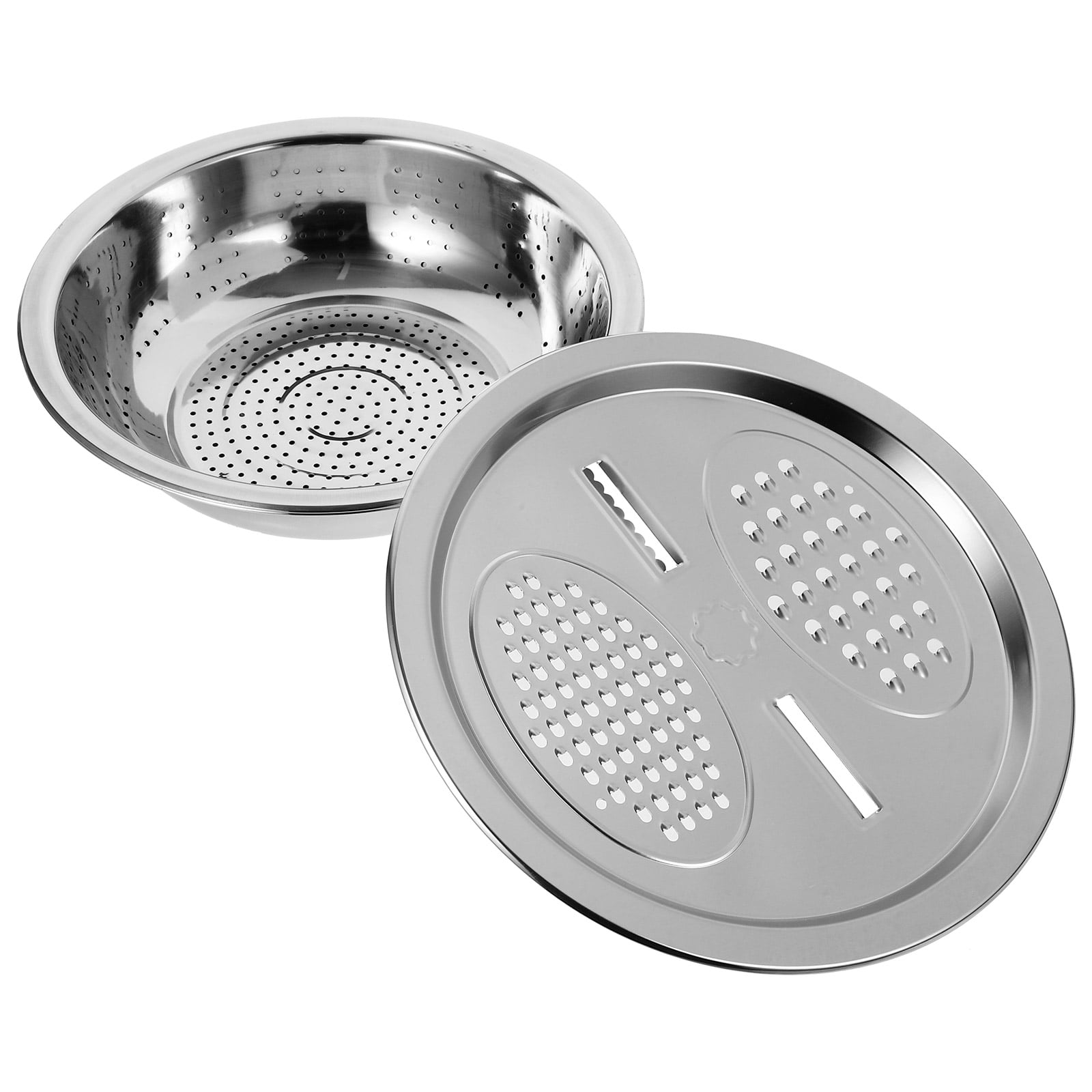 Soimiss 1Set Multiuse Stainless Steel Grater Basket for Vegetables and ...