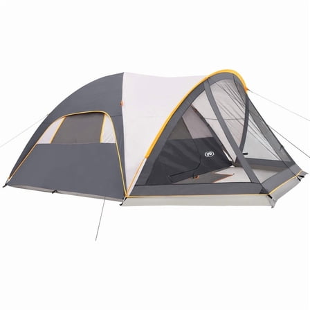 Coleman, 8-Person Carlsbad Dark Room Dome Tent, with Screen Room ...