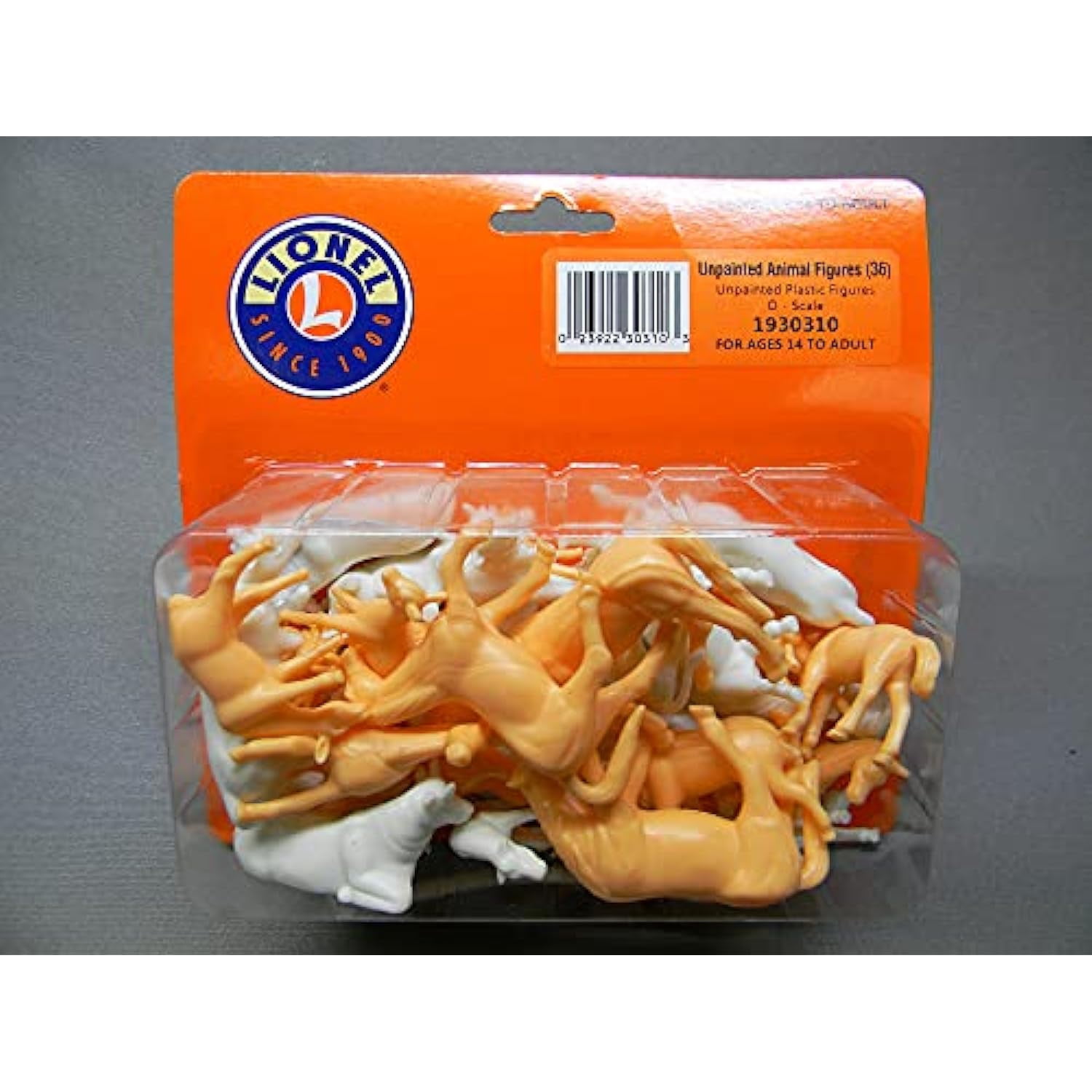UNPAINTED Animals Figures 36 Pack O Gauge - Walmart.com