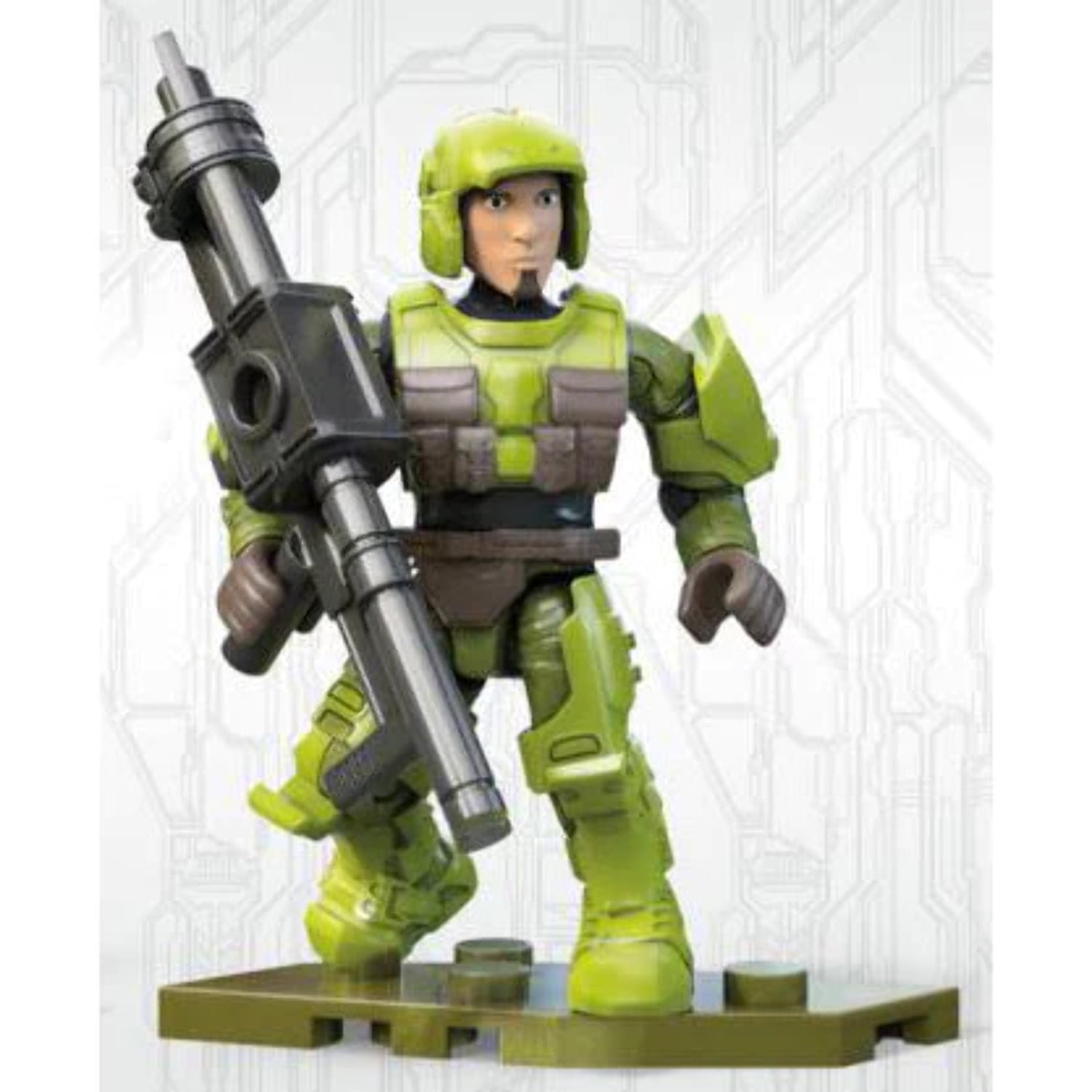 UNSC Marine H2 - Mega Construx HALO Micro Figure, Universe (Series 1 ...