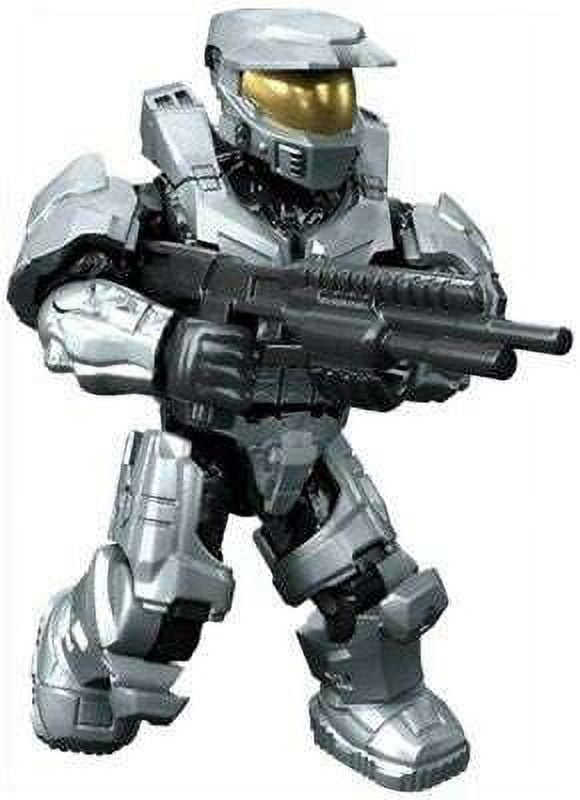 UNSC Spartan Mark V (Silver Armor) - Mega Construx Halo Micro Figure ...