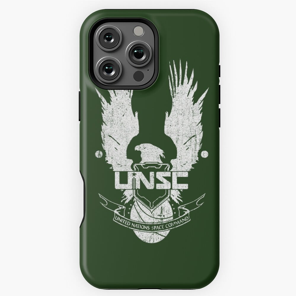 UNSC United Nations Space Command Halo Phone Case for iPhone 16 15 14 ...