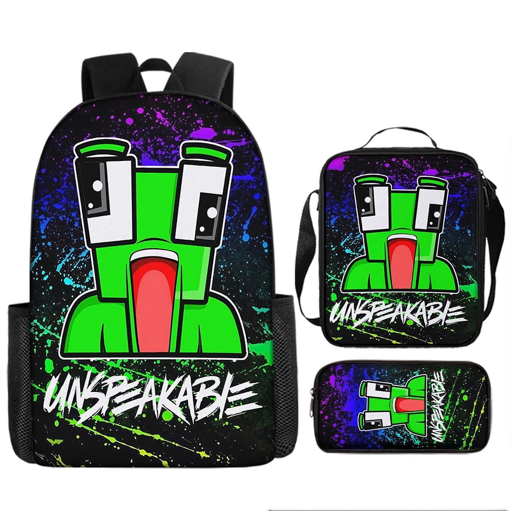 UNSPEAKABLEAnime Backpack for Teens Womens Mens Stylish Daypack Purse ...