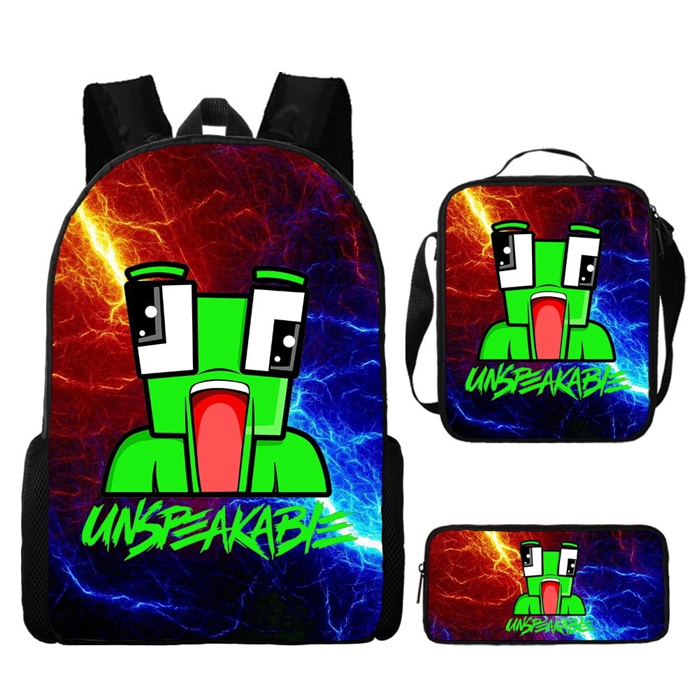 UNSPEAKABLECartoon Backpacks Sets, Anime Laptop Backpack with Shoulder ...