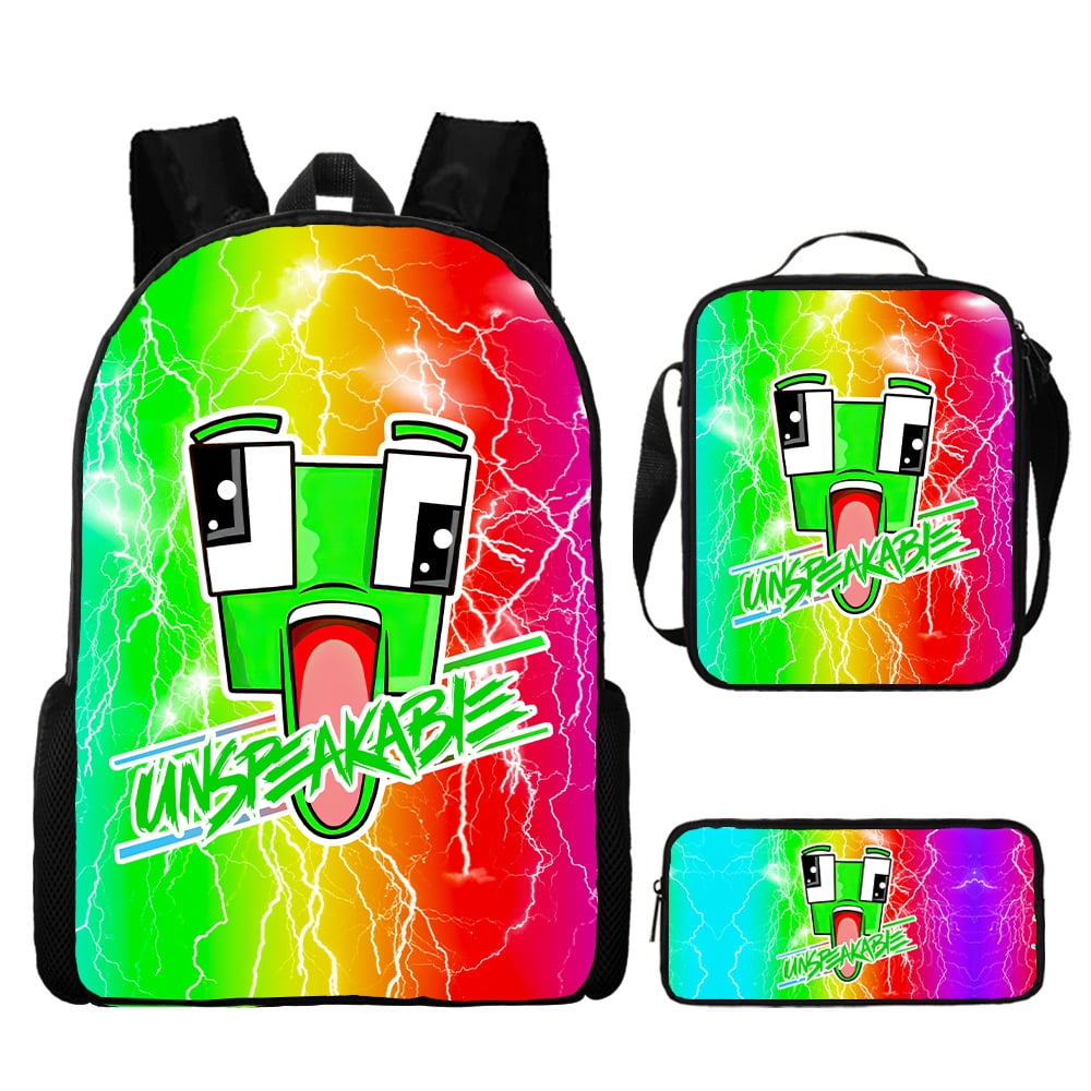 UNSPEAKABLECartoon Backpacks Sets, Anime Laptop Backpack with Shoulder ...