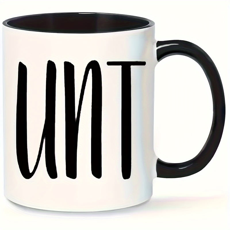 UNT" 11oz Ceramic Coffee Mug - Microwave & Dishwasher Safe, Insulated ...