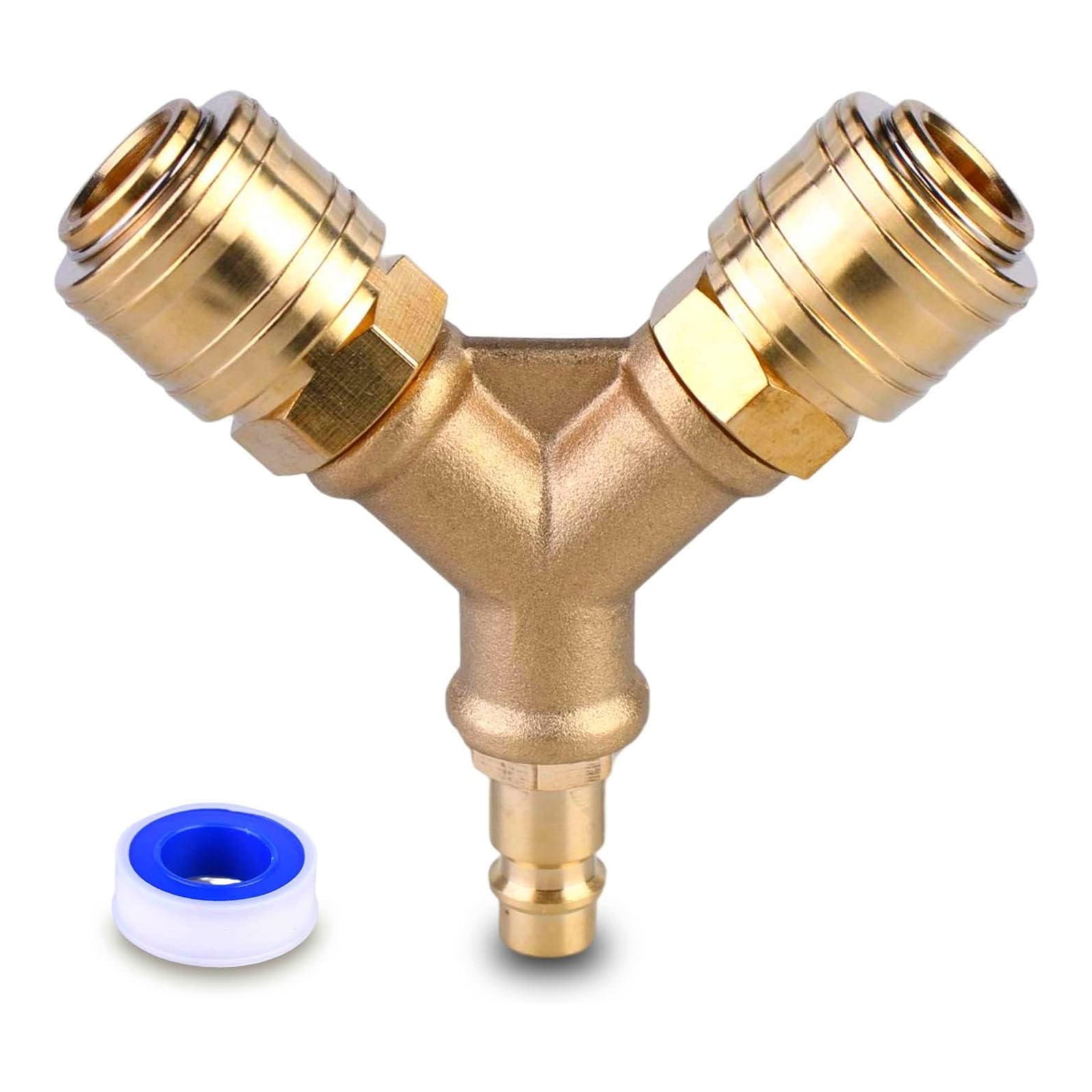 UNTERING 1/4 Y Types Three-Way Joint Assembly Sleeve Air Compressor Air ...
