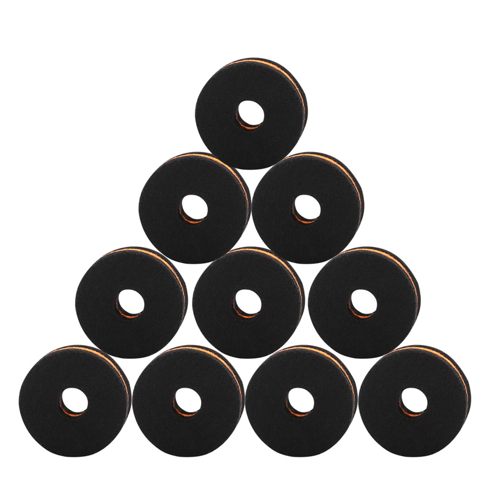 UNTERING 10 Pcs Felt Washers Percussion Pad Drum Pads Slip Felt Pads ...