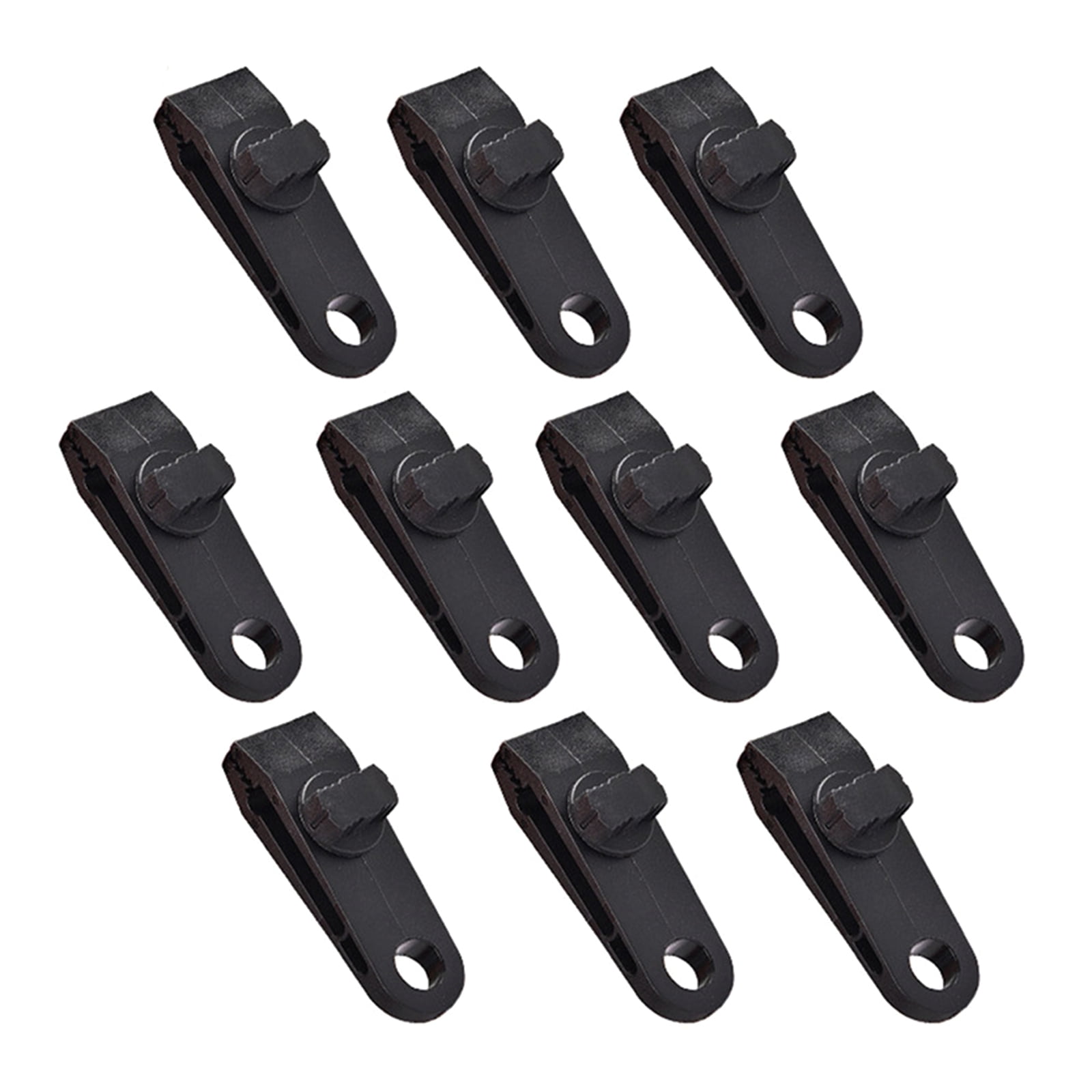 UNTERING 10Pcs Reusable Tarp Clips Heavy Duty Lock Grip Tent Fasteners ...